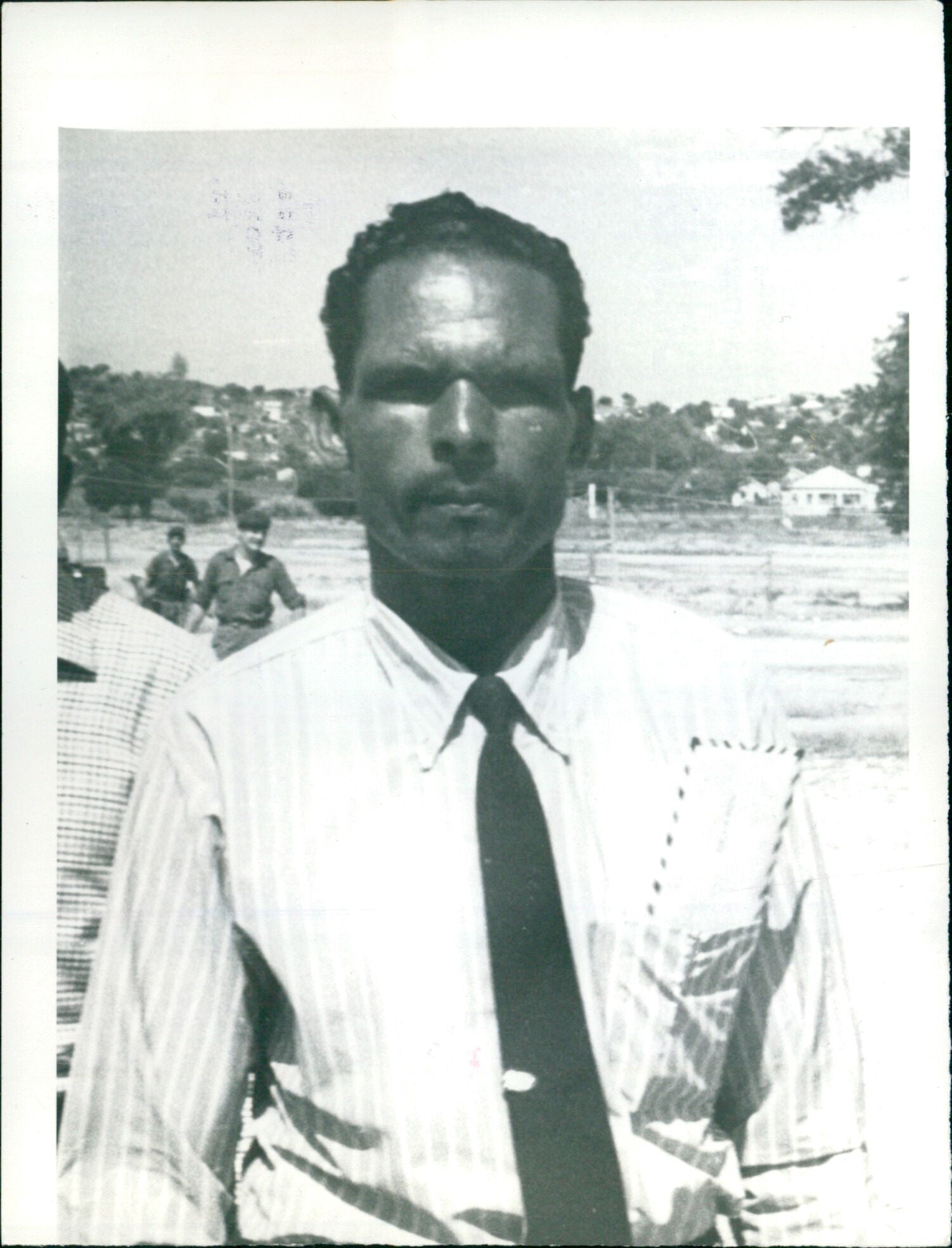 Mr. Ronald Webster, self-styled President of Anguilla, poses for a por