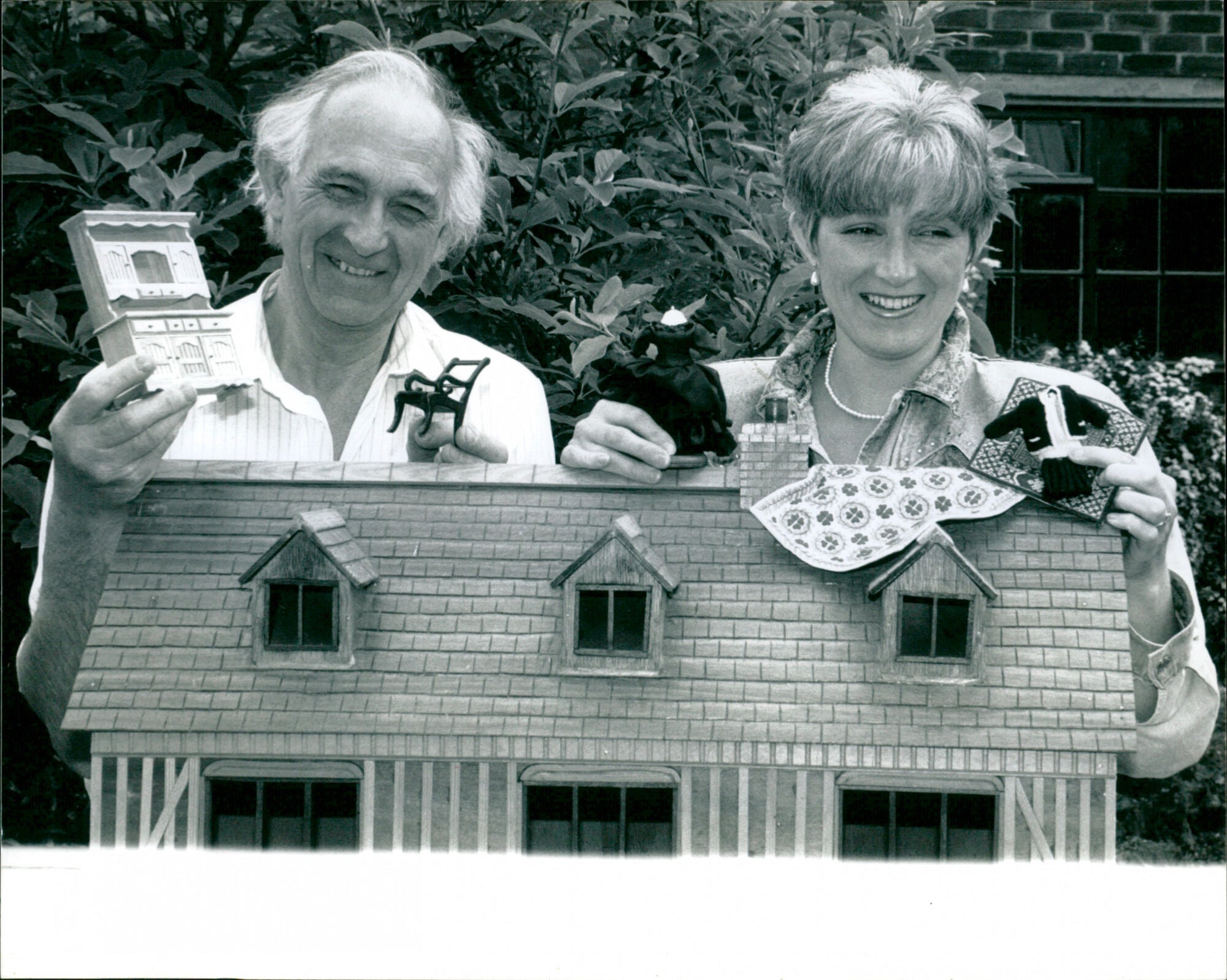 Gordon Walker and daughter - Vintage Photograph