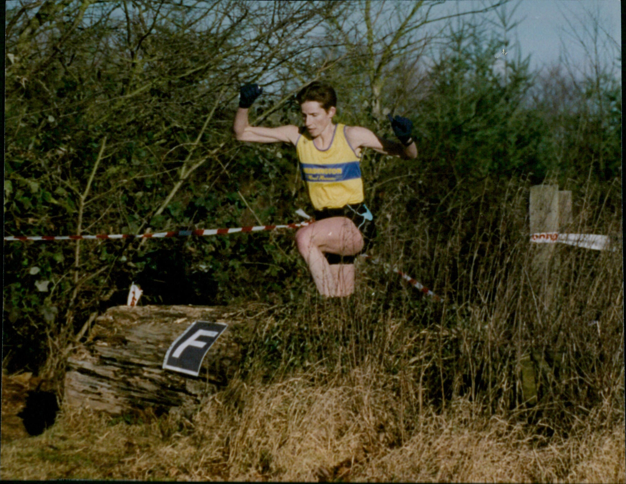 Alison Hurst of Headington competes in the Cross Country Ladies Race.