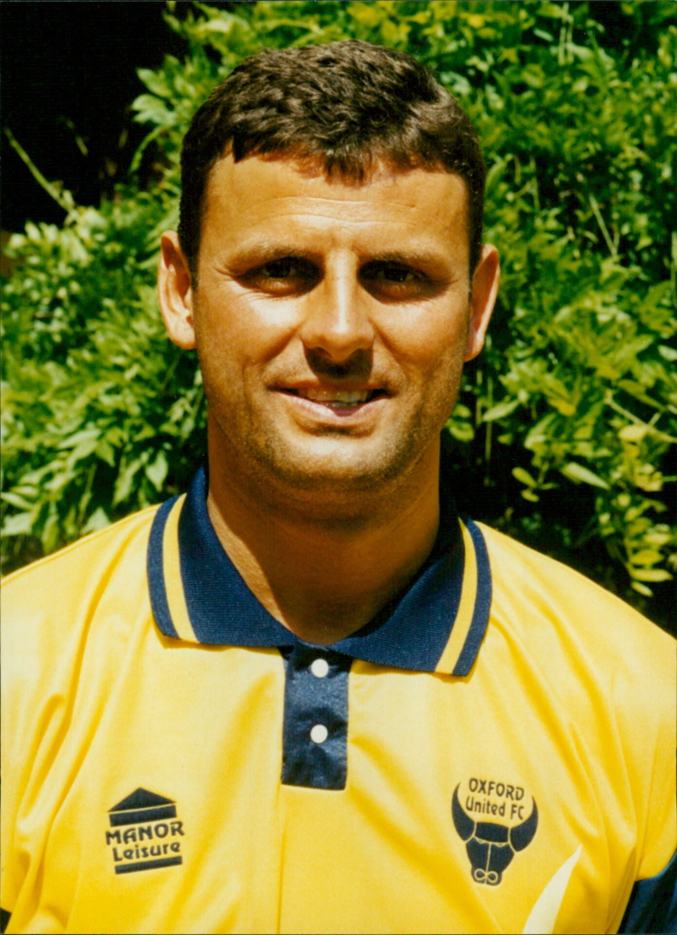 Oxford United FC player Wayne Biggins in action on July 30, 1995. - Vi