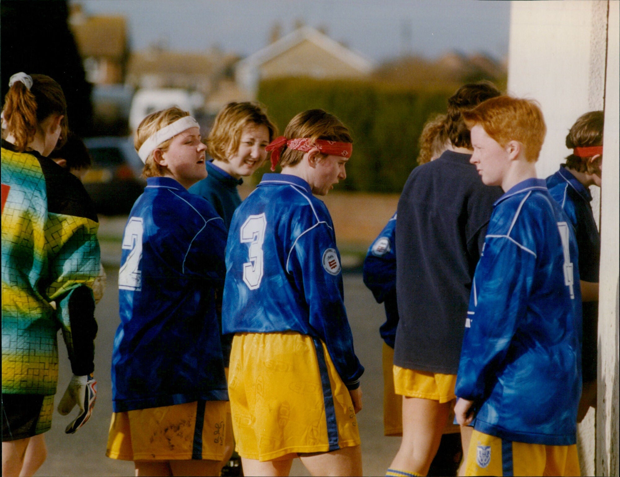 Members of the Witney Town Ladies Football Team pose for a photograph.