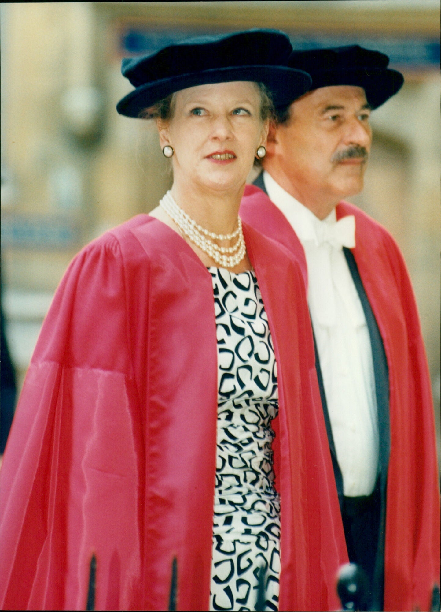 Queen of Denmark attending an Encenia ceremony at the Sheldonian Theat