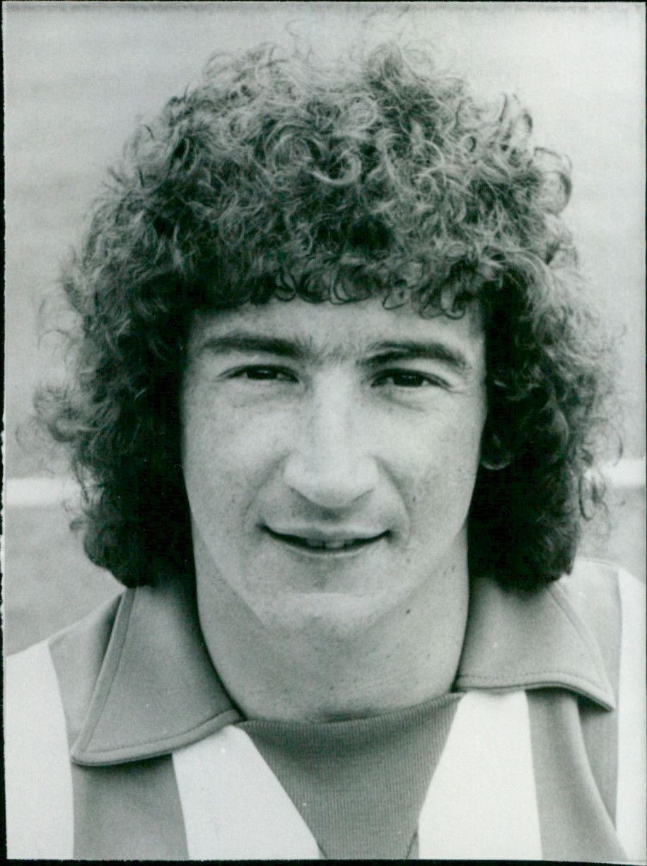 Peter Sayer of Brighton on a sailboat in 1979. - Vintage Photograph