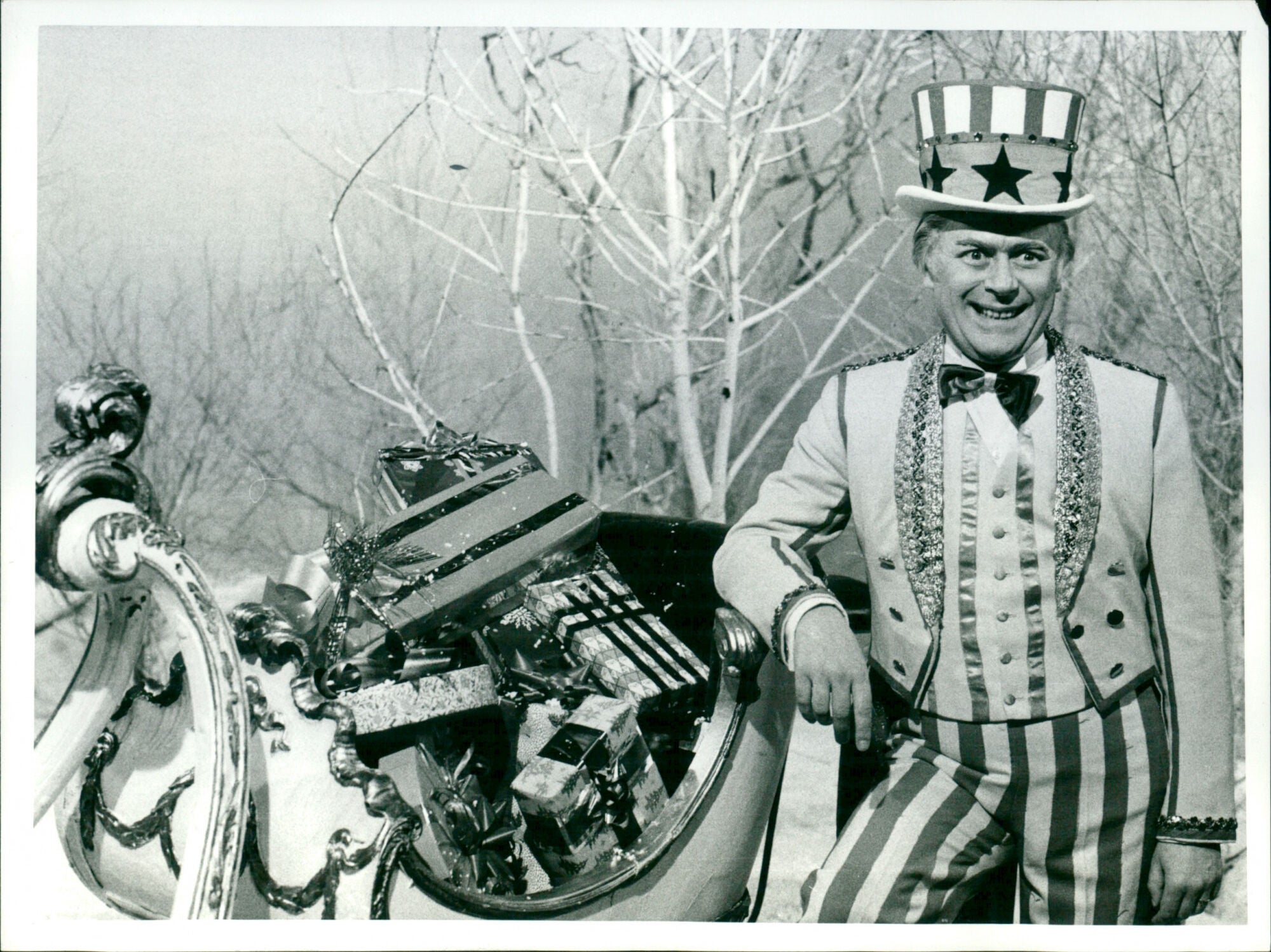 President Jimmy Carter being joined by Robin Day and Dennis Healey in