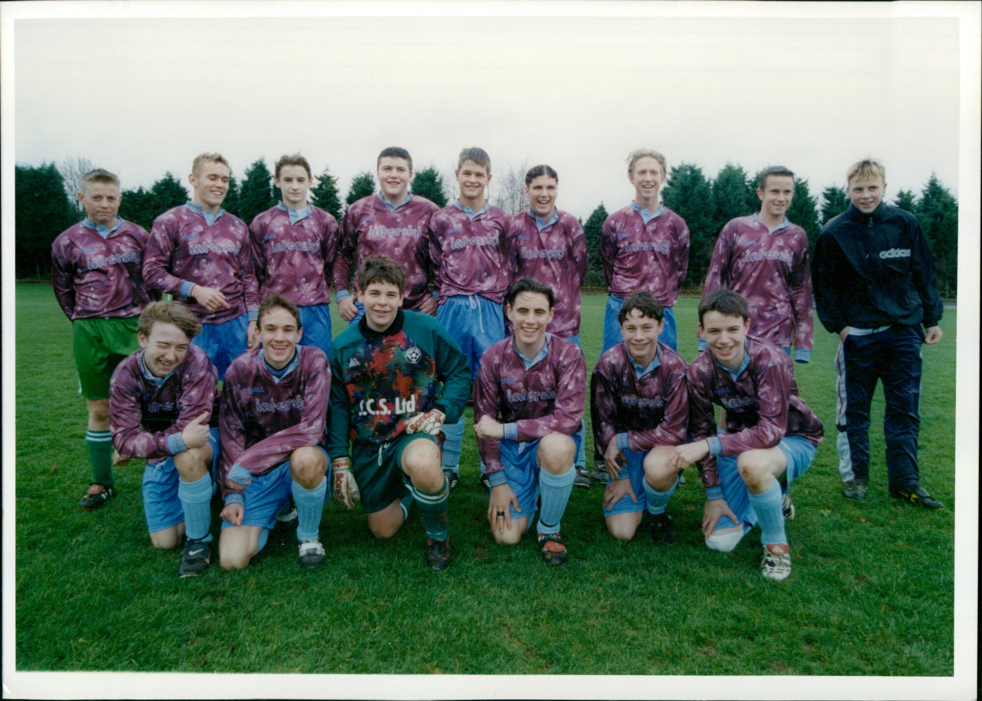 St Birinus School Football Team - Vintage Photograph