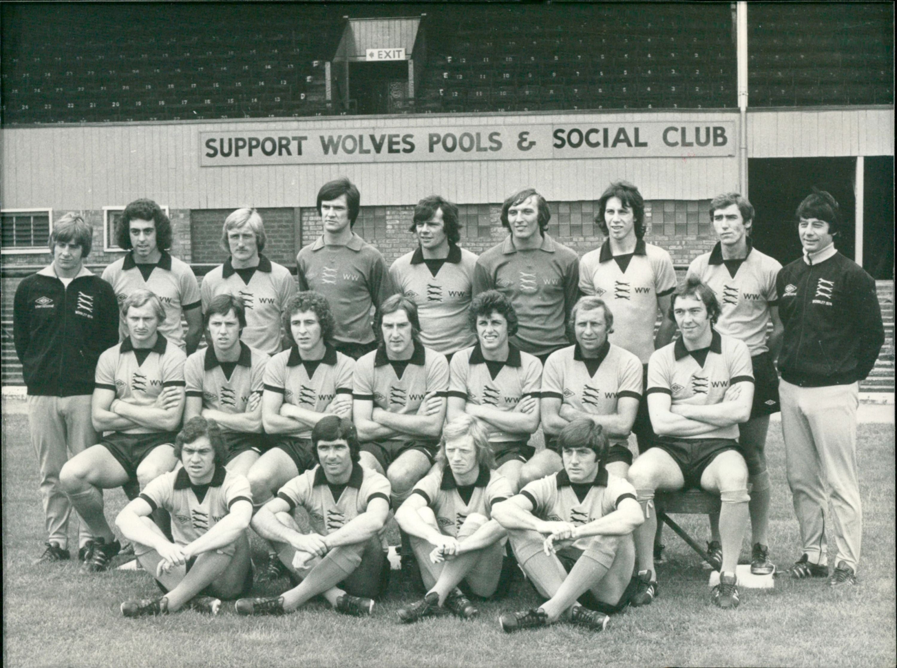 Wolves for the 1976/1977 season - Vintage Photograph