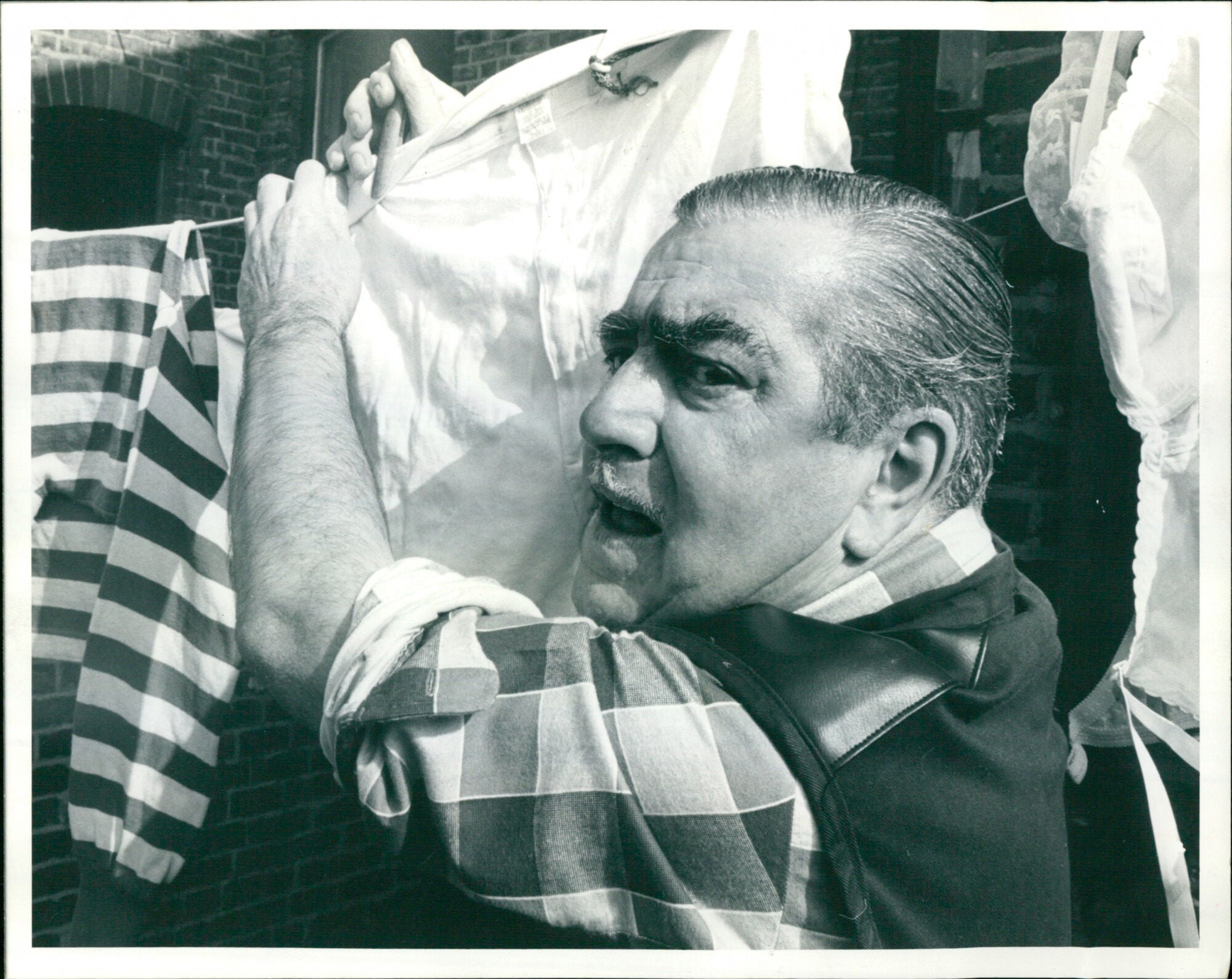 Actor Bernard Youens portrays Stan Ogden in the ITV series Coronation