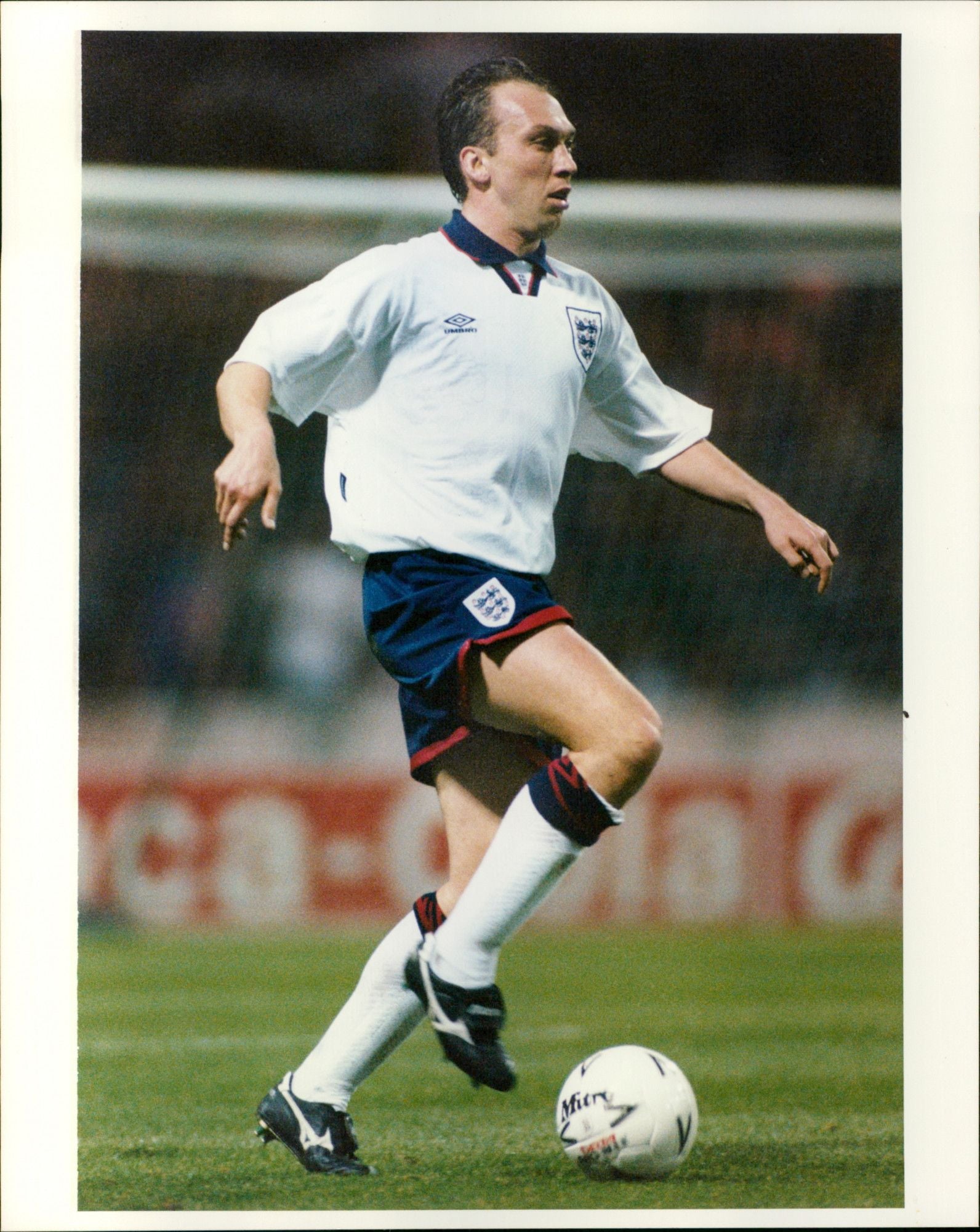 England Football Association player David Platt poses for a photo. - V