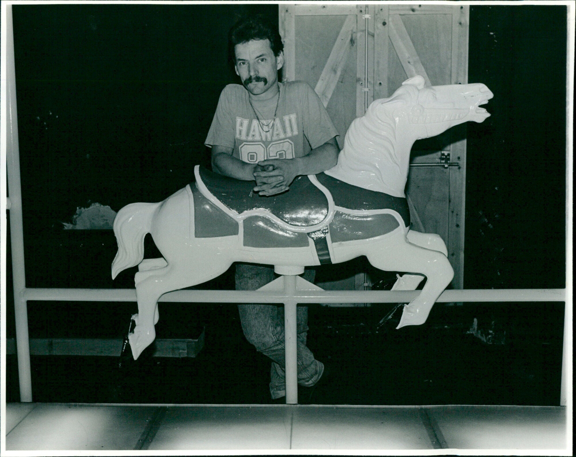 Phil Stubbs, resident DJ at the Coven UT nightclub, poses in his styli