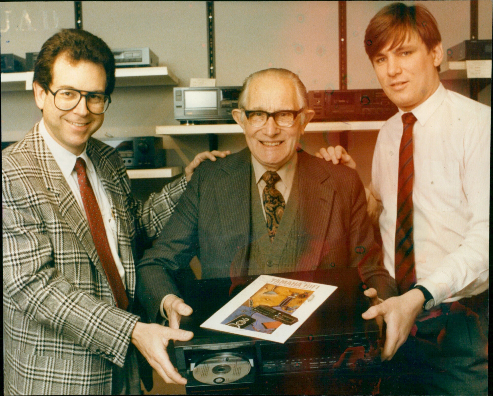 80-year-old Rodney Styles is surprised to learn he has won a £450 Yama