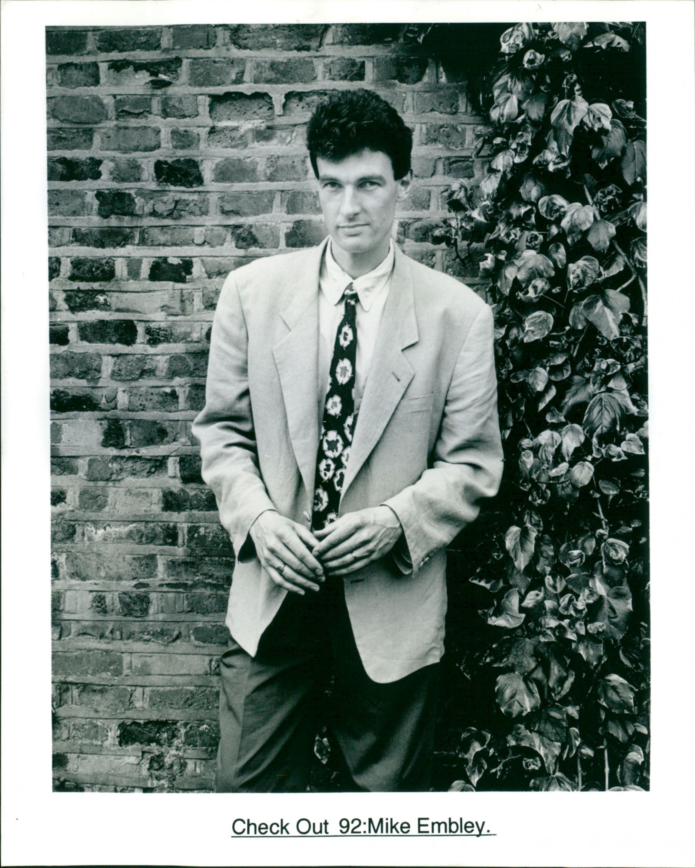 Presenter Mike Embley - Vintage Photograph