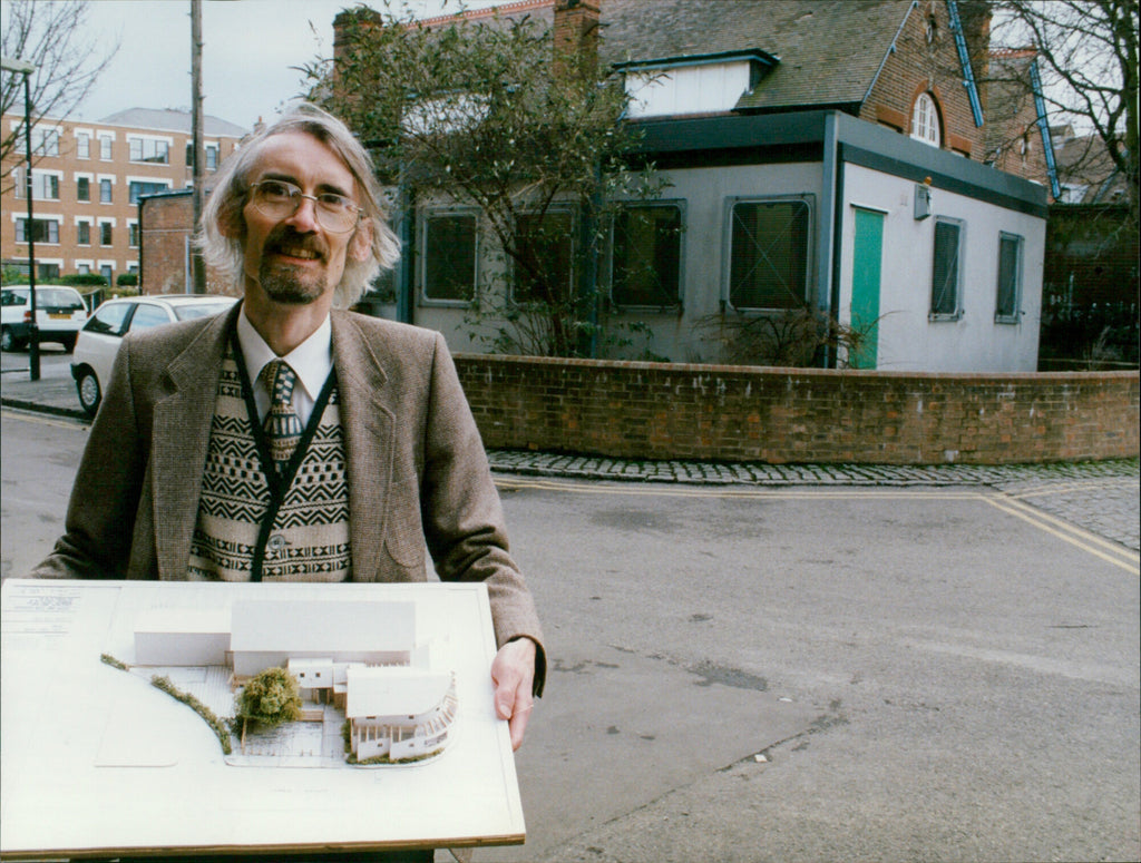 David Collett, Director of the Luther St Centre in Oxford, is seen wit