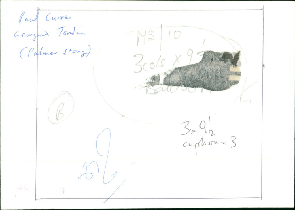 Paul Curran and Georgia Tomlin pose for a portrait during the filming