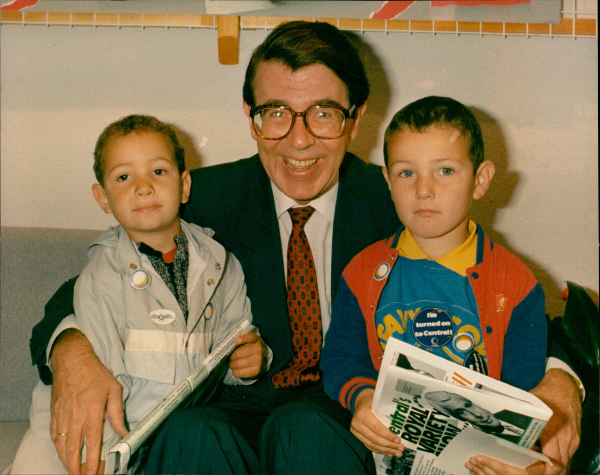 Leslie Crowther, host of Central TV's game show "The Price is Right,"