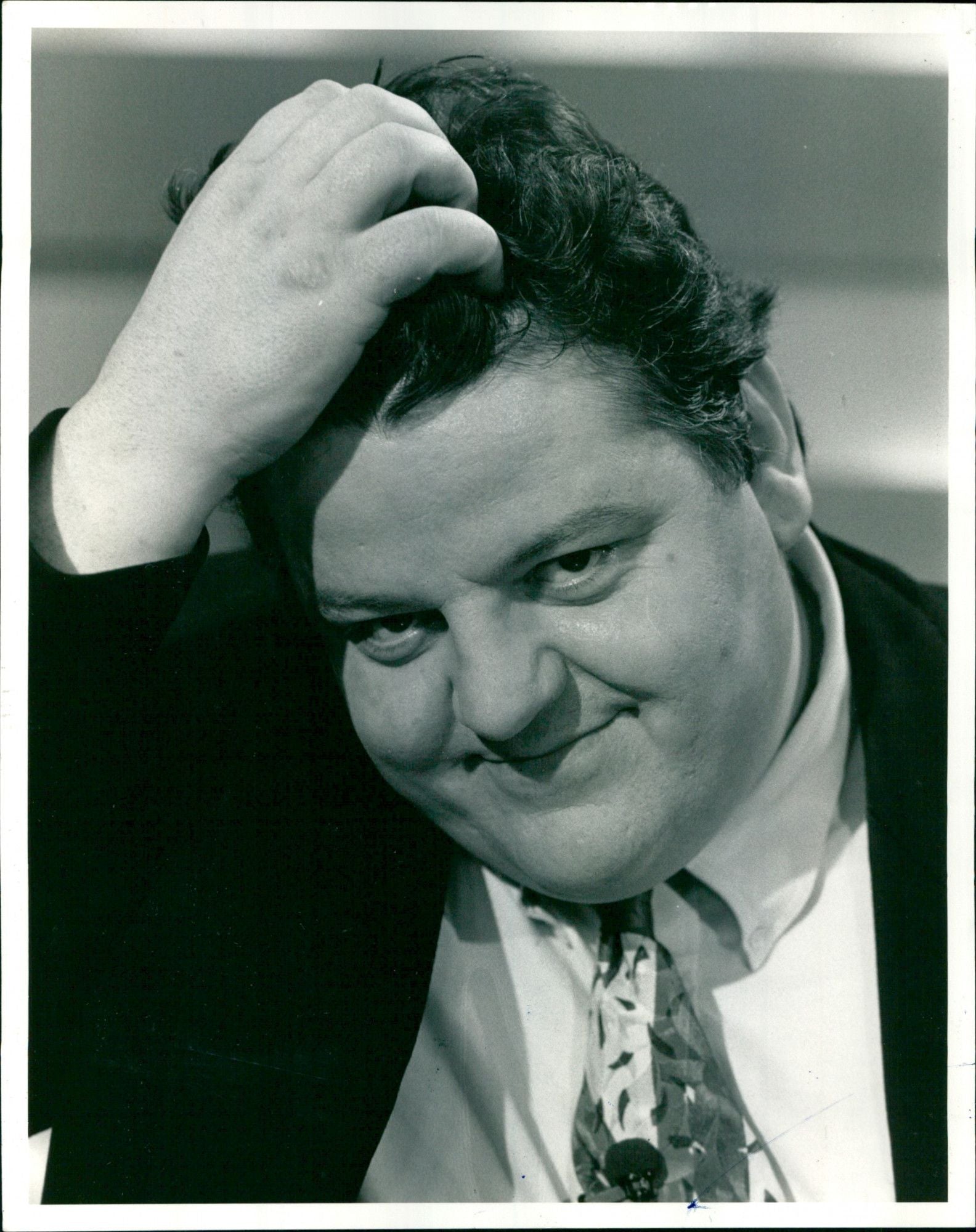 Actor Robbie Coltrane in character for a 1993 photo shoot. - Vintage P