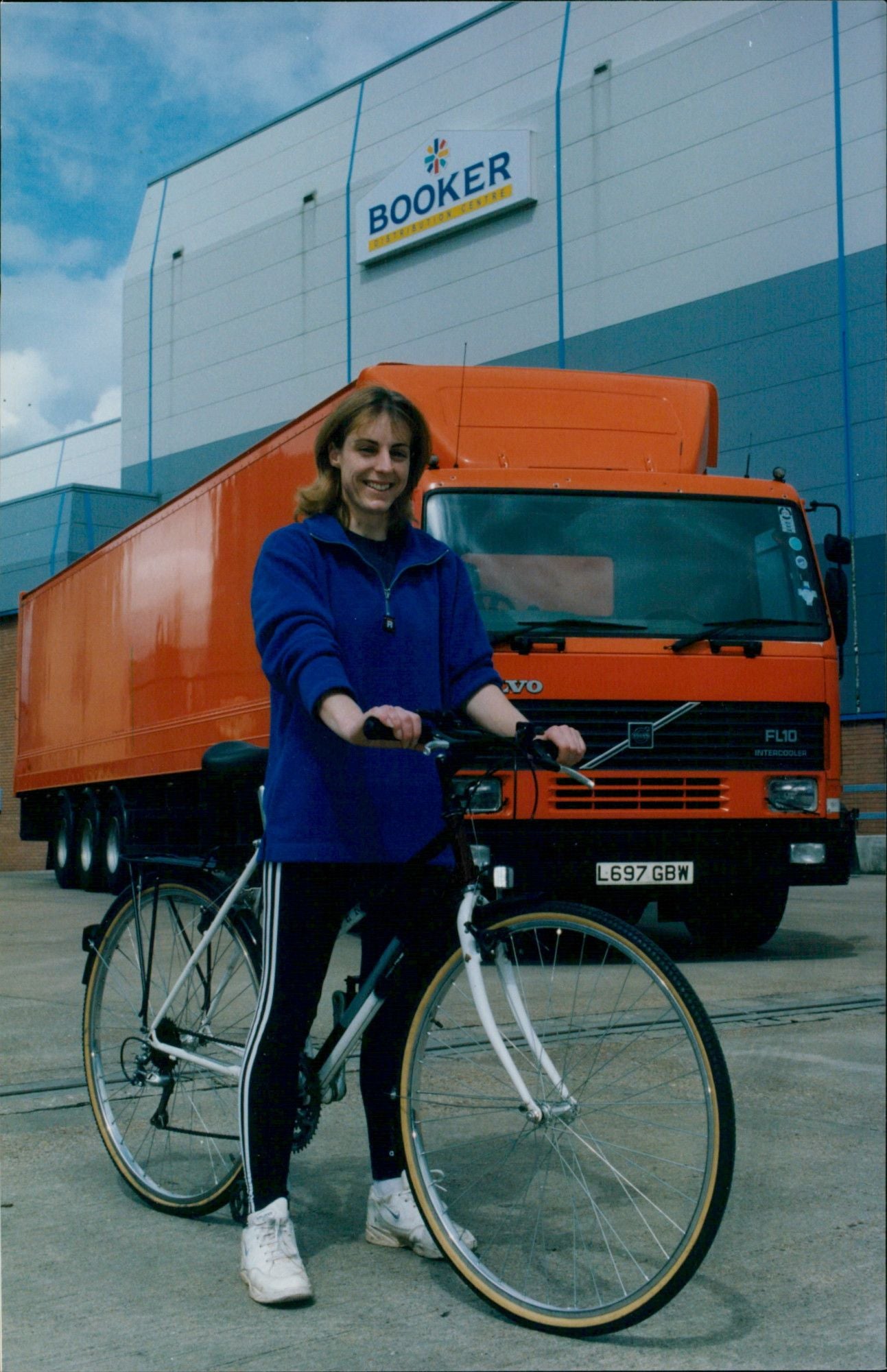 Lorry driver Lyn Cook prepares for a 450-mile charity bike ride at the