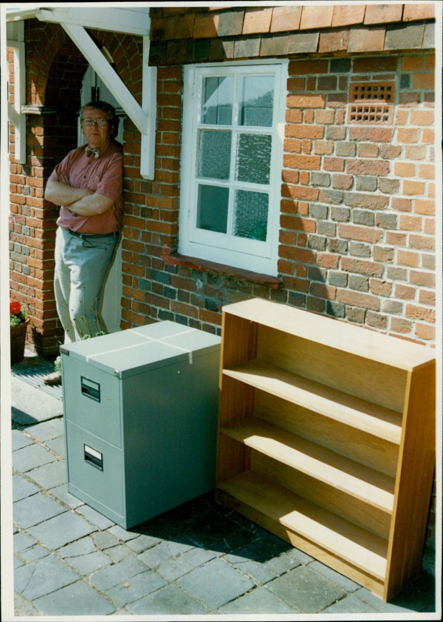Catherine and Robin Chater celebrate their wedding day. - Vintage Phot