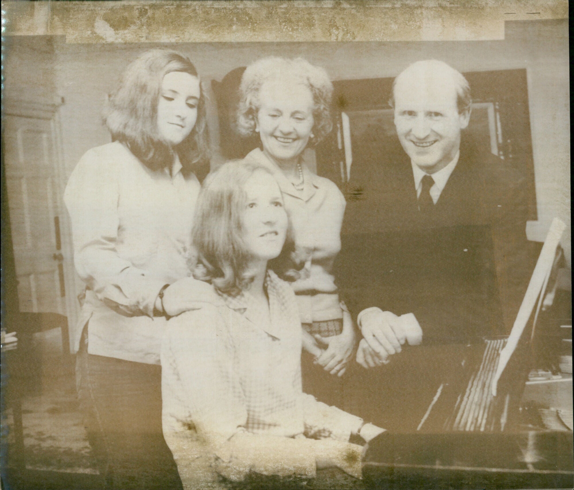 Anthony Barber, the new chairman of the Conservative Party, with his w