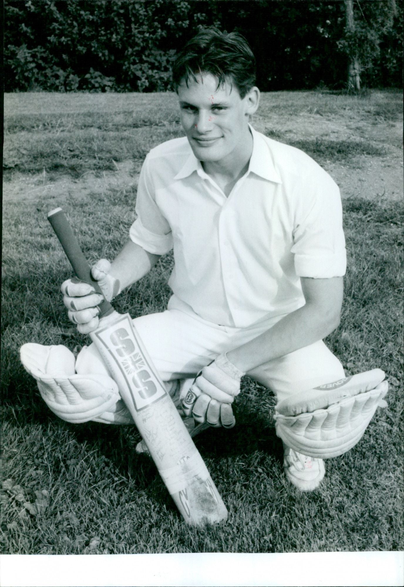 Oxford resident Sebastian Courage poses for a photograph. - Vintage Ph