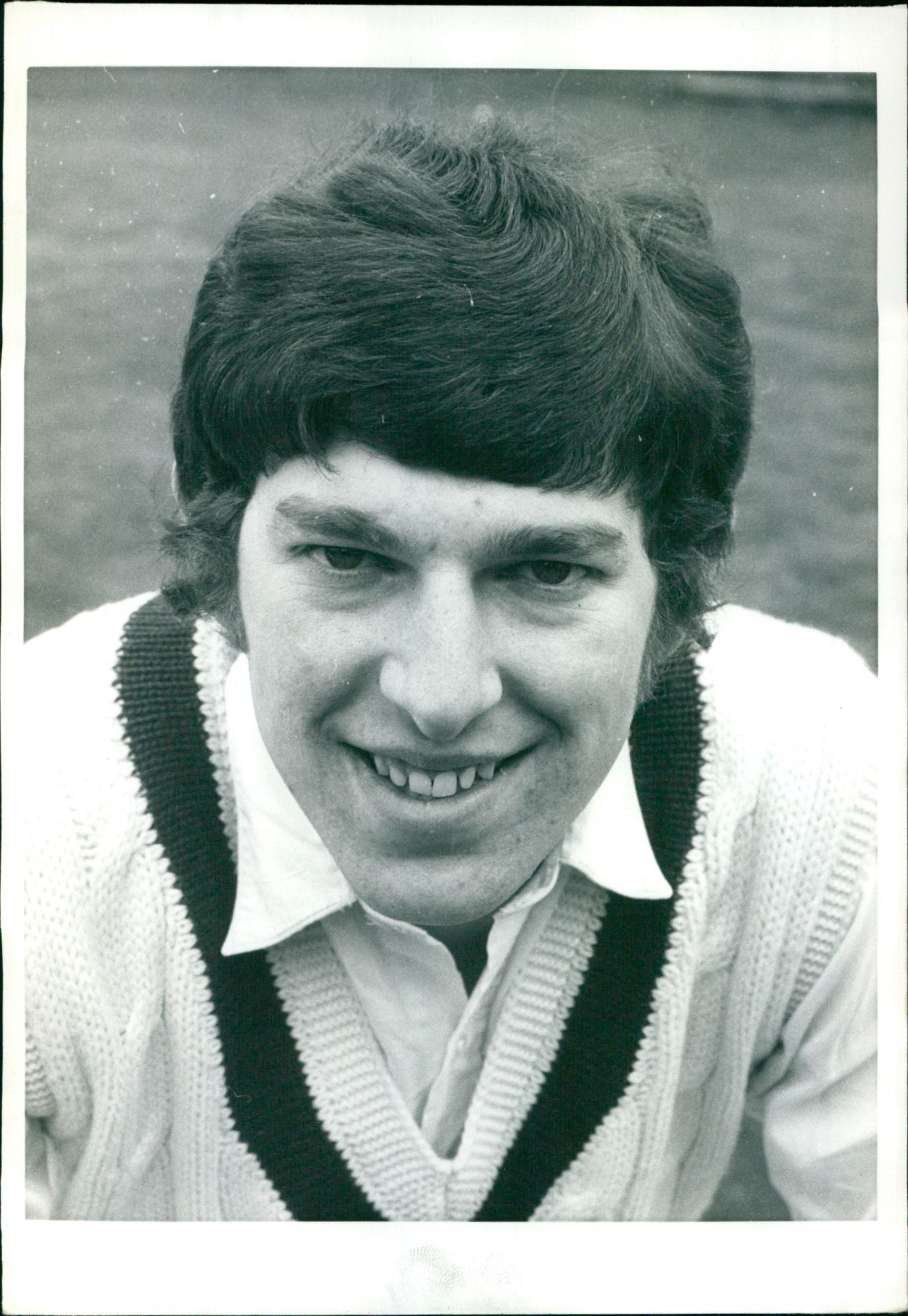 Yorkshire cricketer Richard Lumb celebrates his debut for the team in