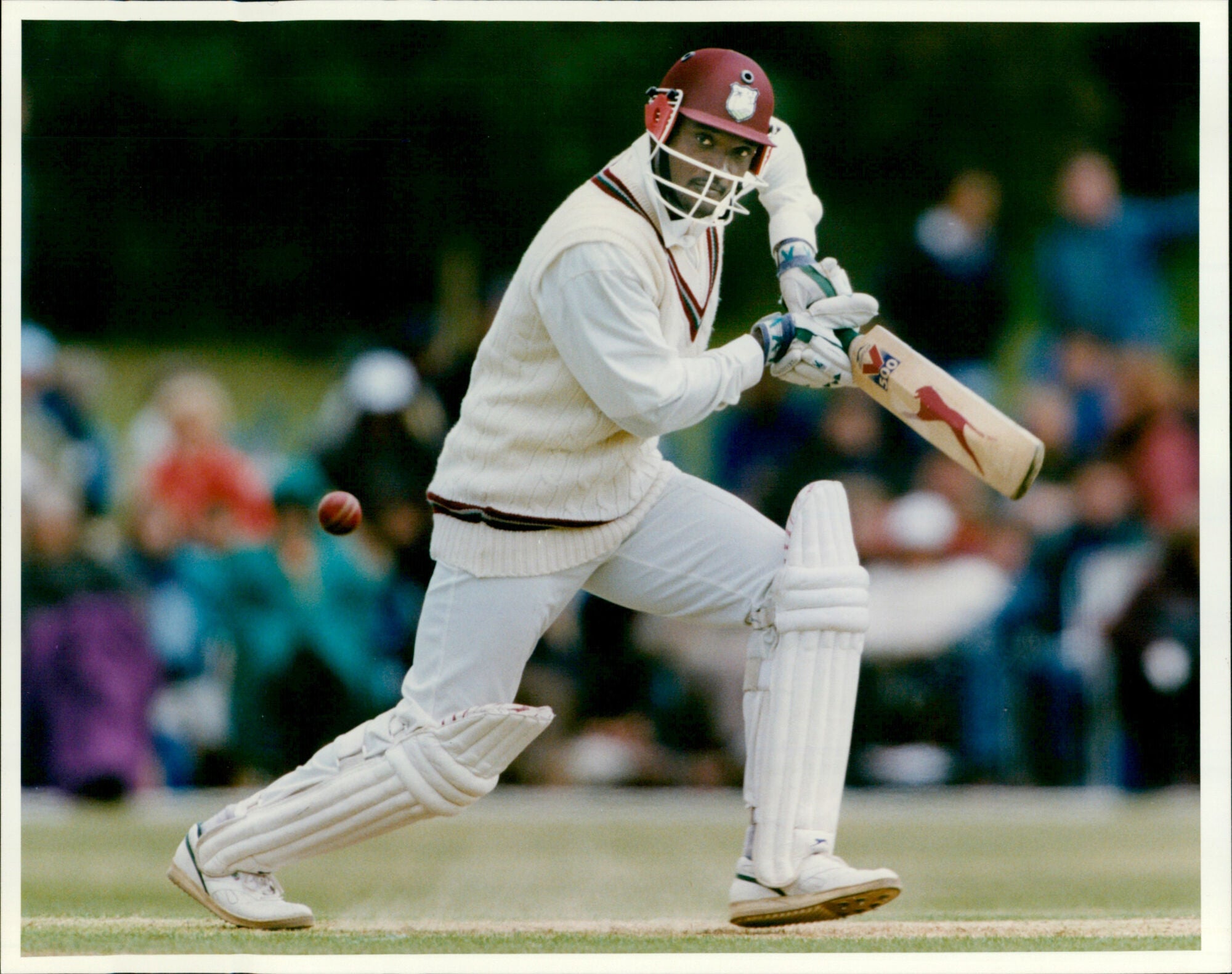 West Indian cricketer Carl Hooper poses for a photograph. - Vintage Ph