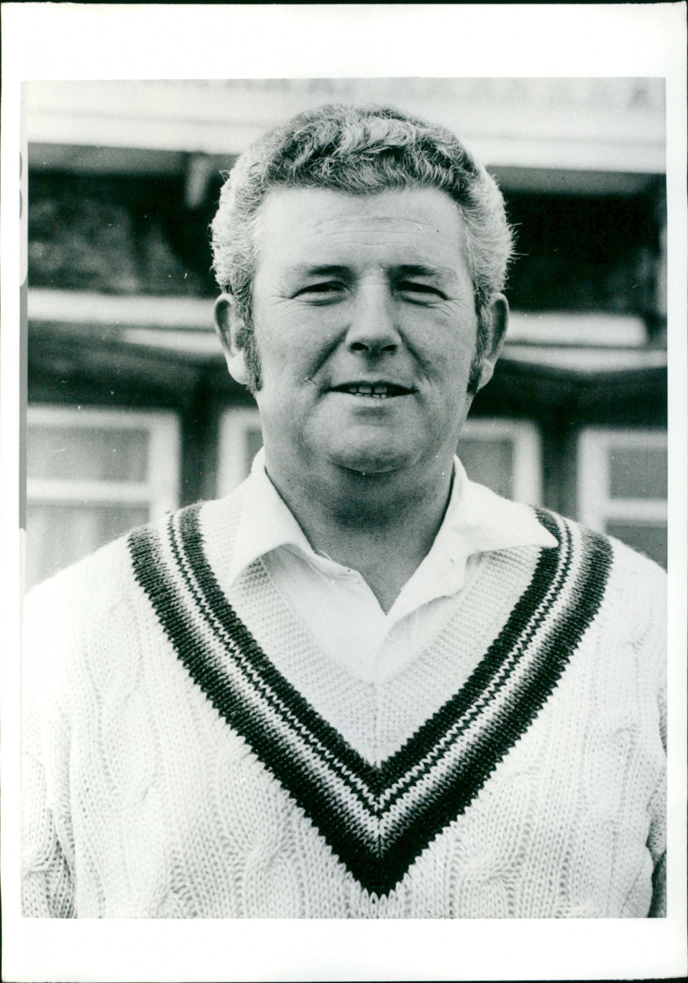 Gloucestershire cricketer David Shepherd on May 27, 1972. - Vintage Ph