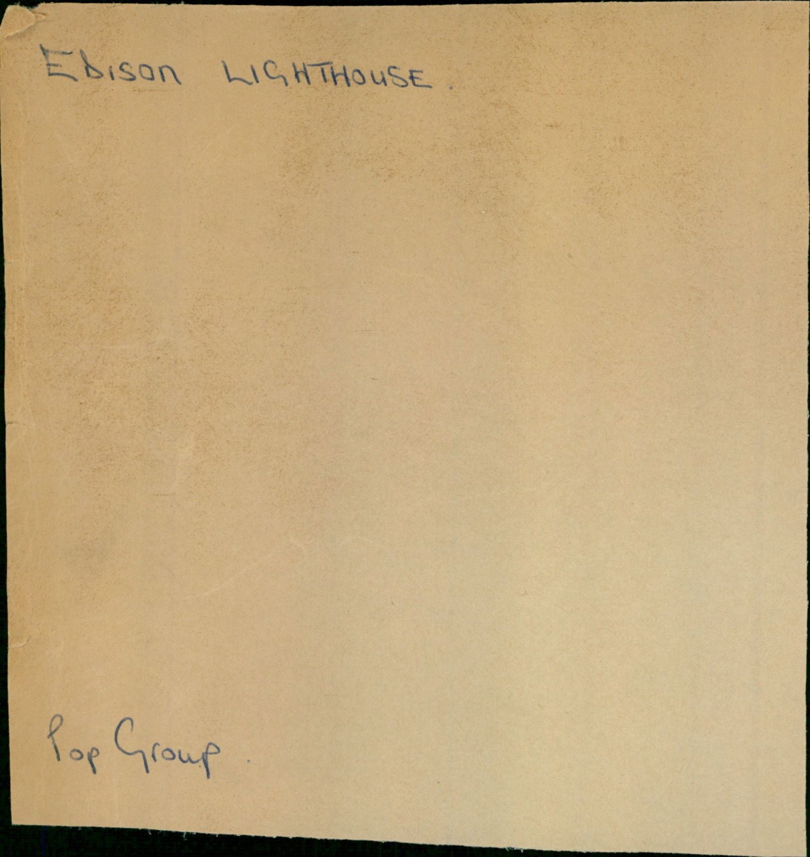 The Edison LIGHTHOUSE Pop Group is seen performing on stage. - Vintage