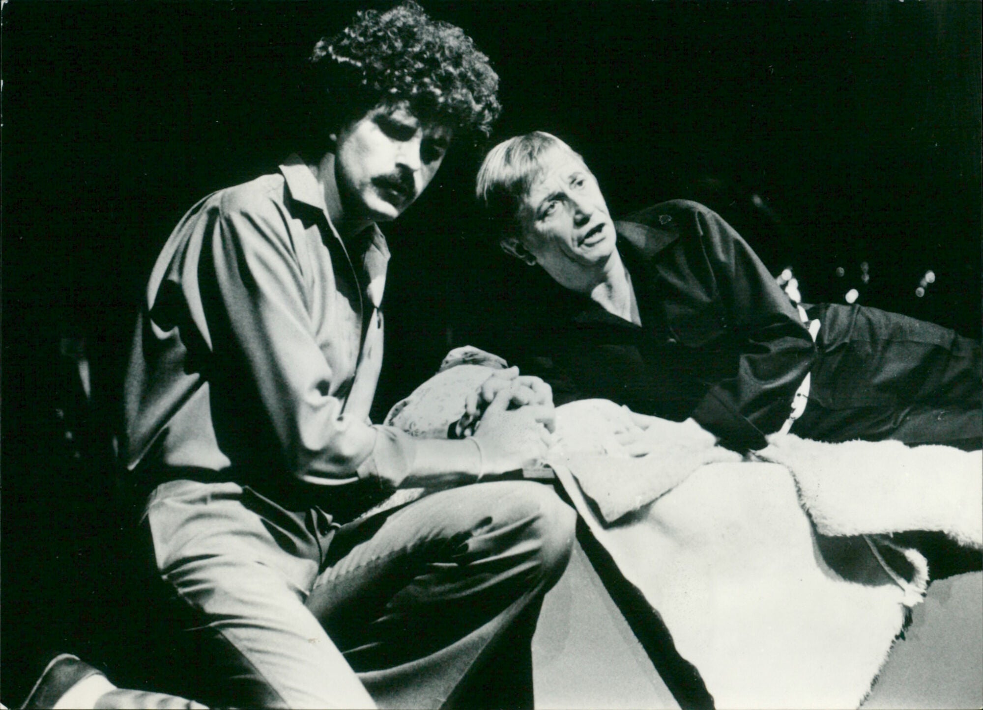 Robert Long, Leen Jongewaard and the band Koos Mark - Vintage Photogra