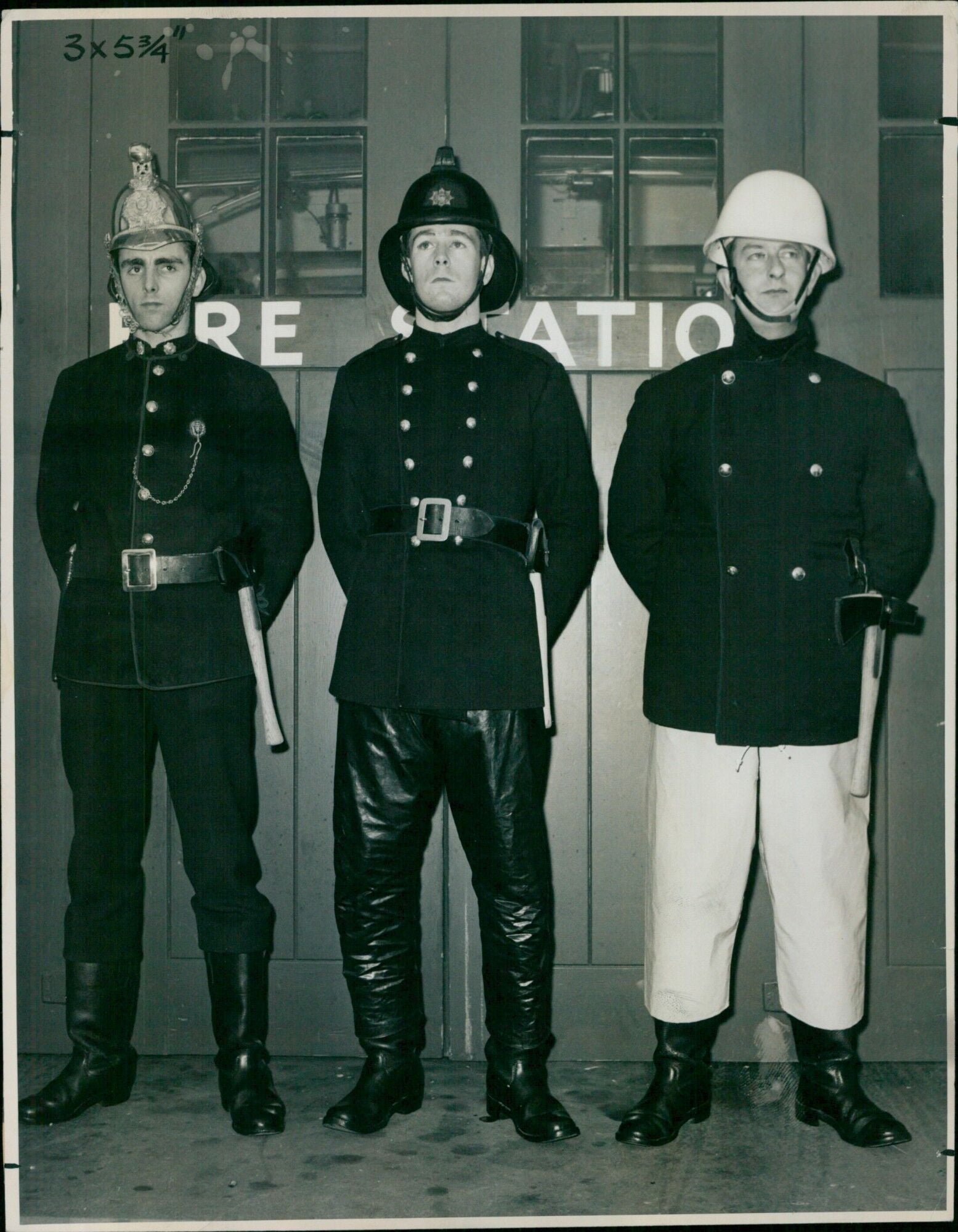 Fireman Andrew Hewlett, Fireman Colin Crouen, and Fireman Robert Guylo