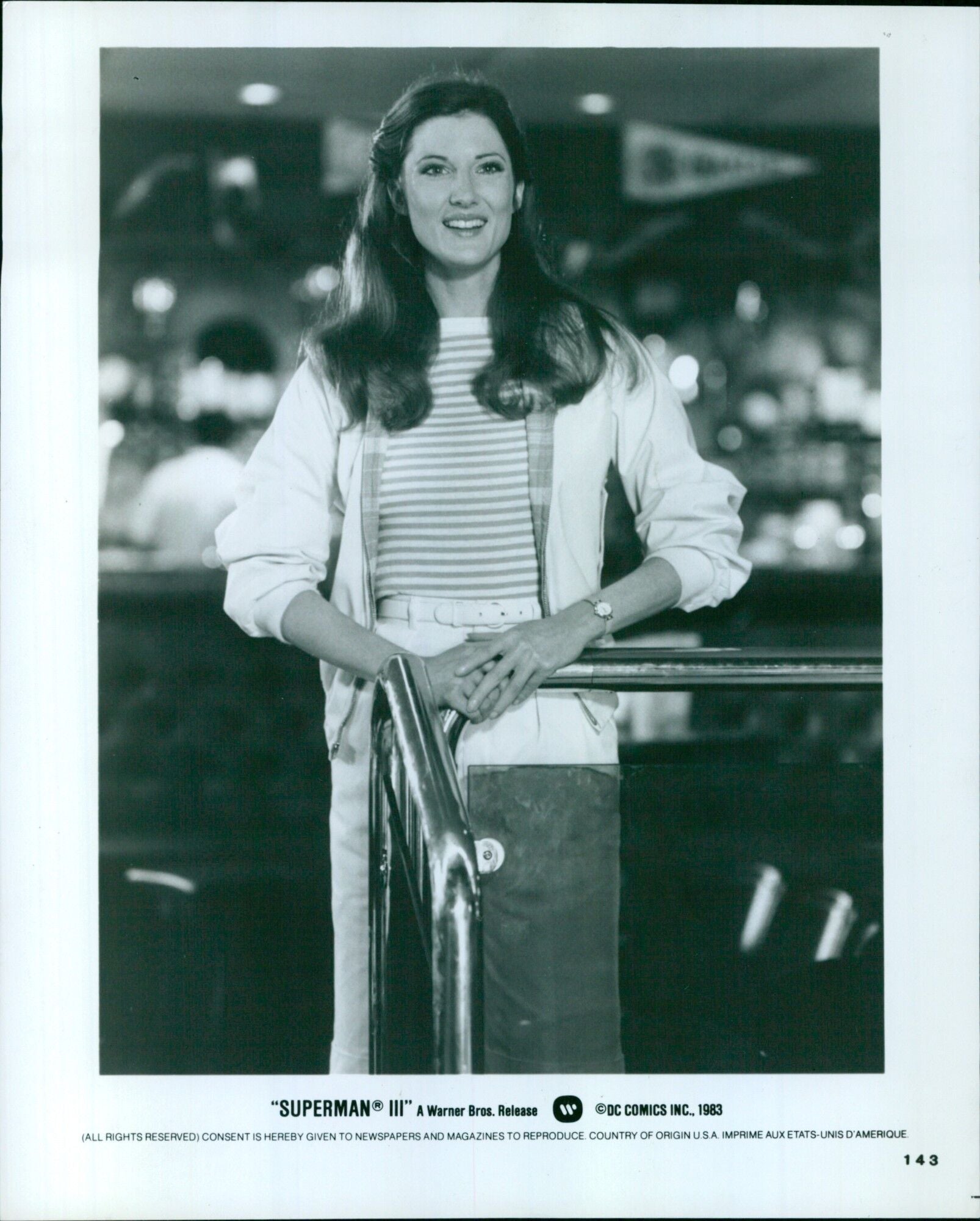 Superman II cast members Christopher Reeve, Margot Kidder, and Gene Ha