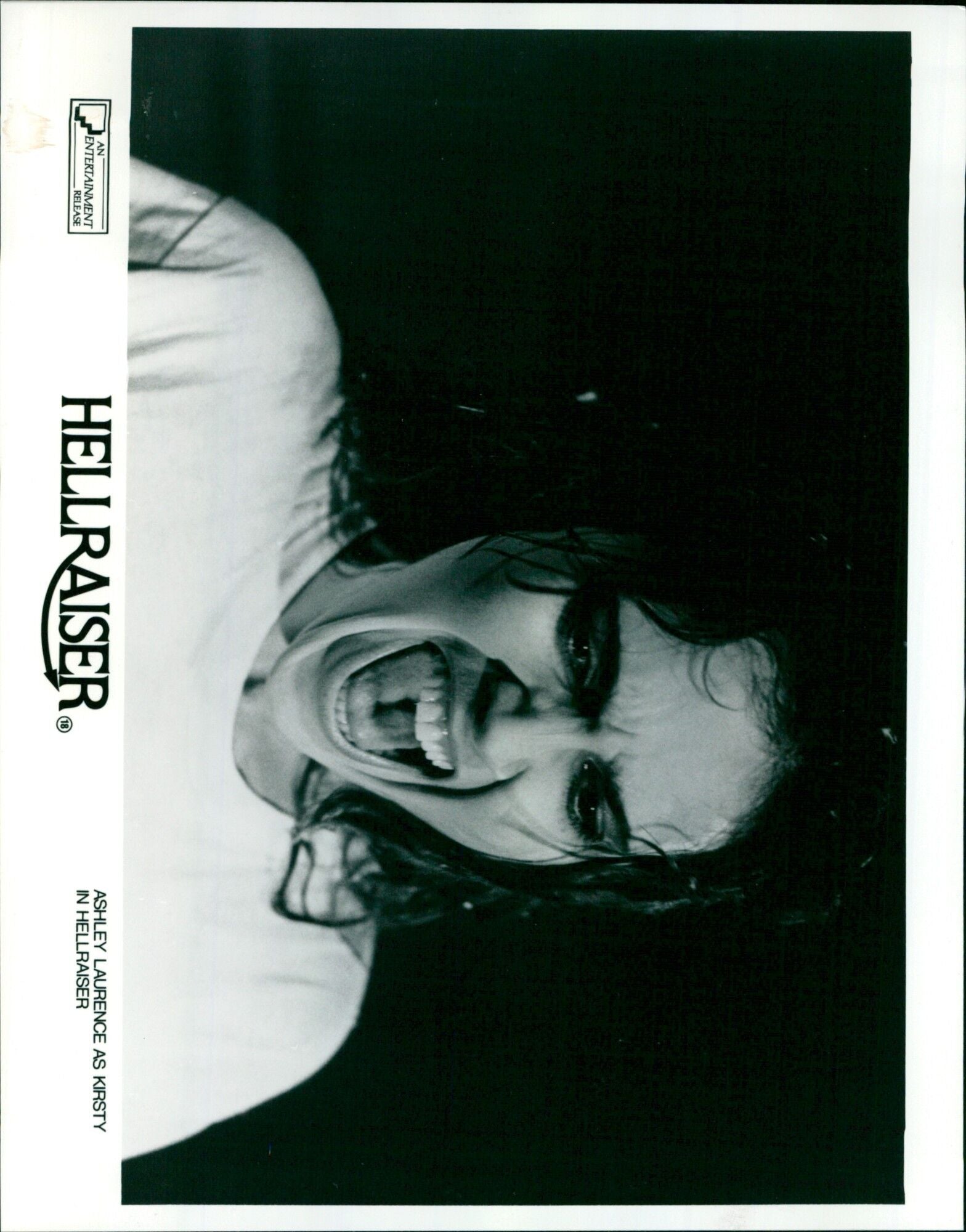 Actress Ashley Laurence poses as the character Kirsty in the 1987 horr