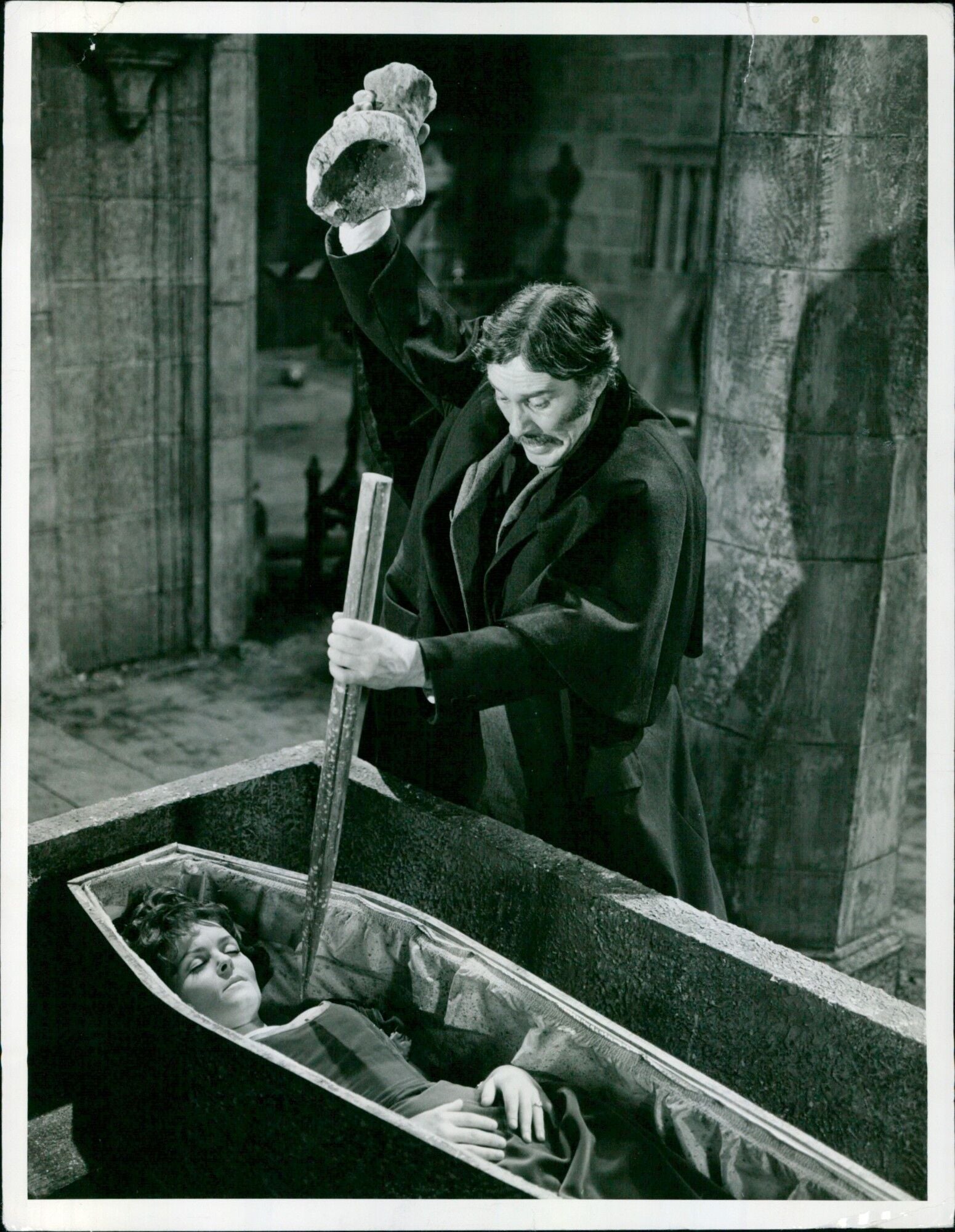 Christopher Lee and Linda Hayden star in the 1970 Hammer horror film,