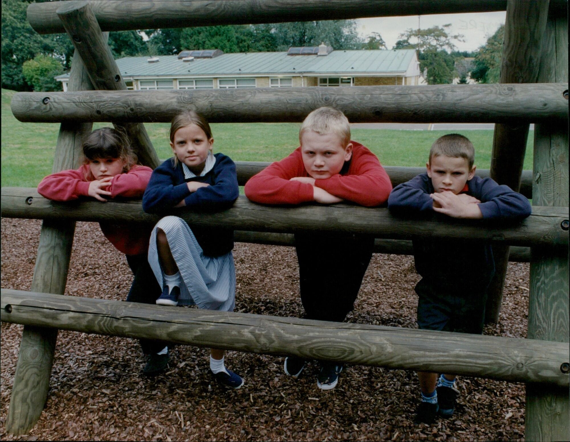 Students at Finmere School express their frustration over the lack of