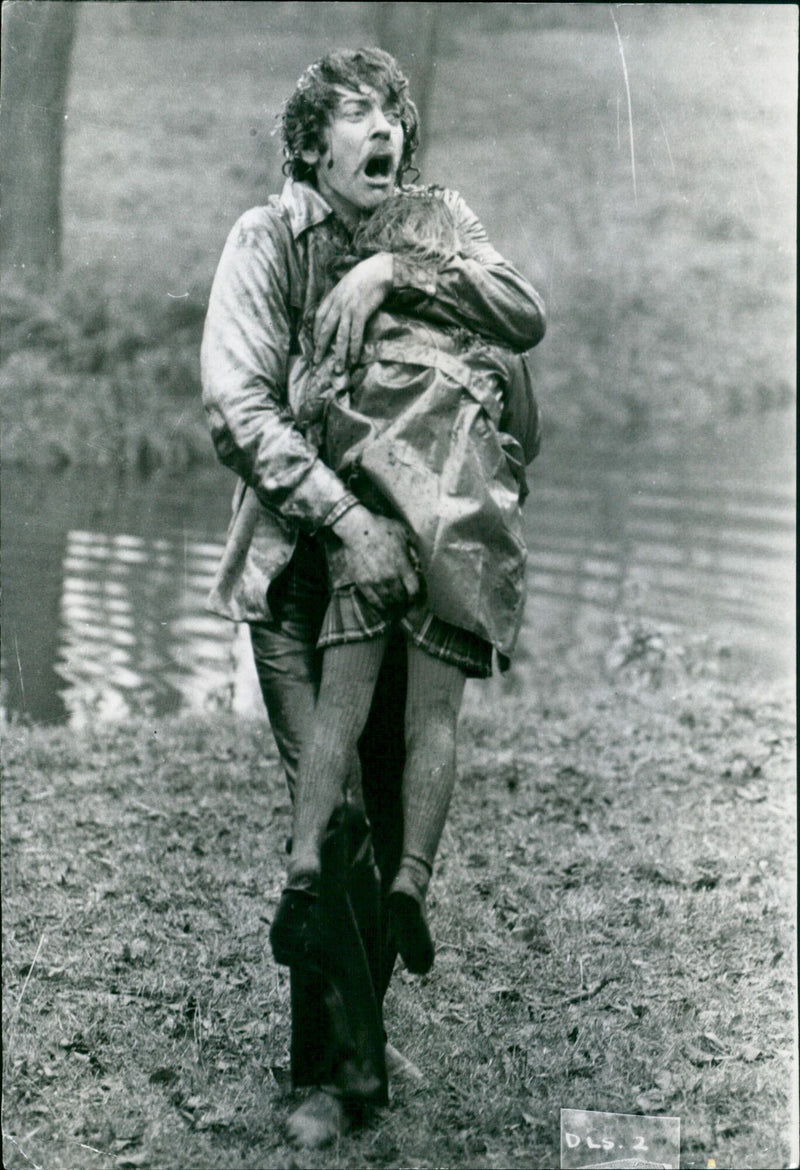 Donald Sutherland and his daughter in a scene from "Don't Look Now."