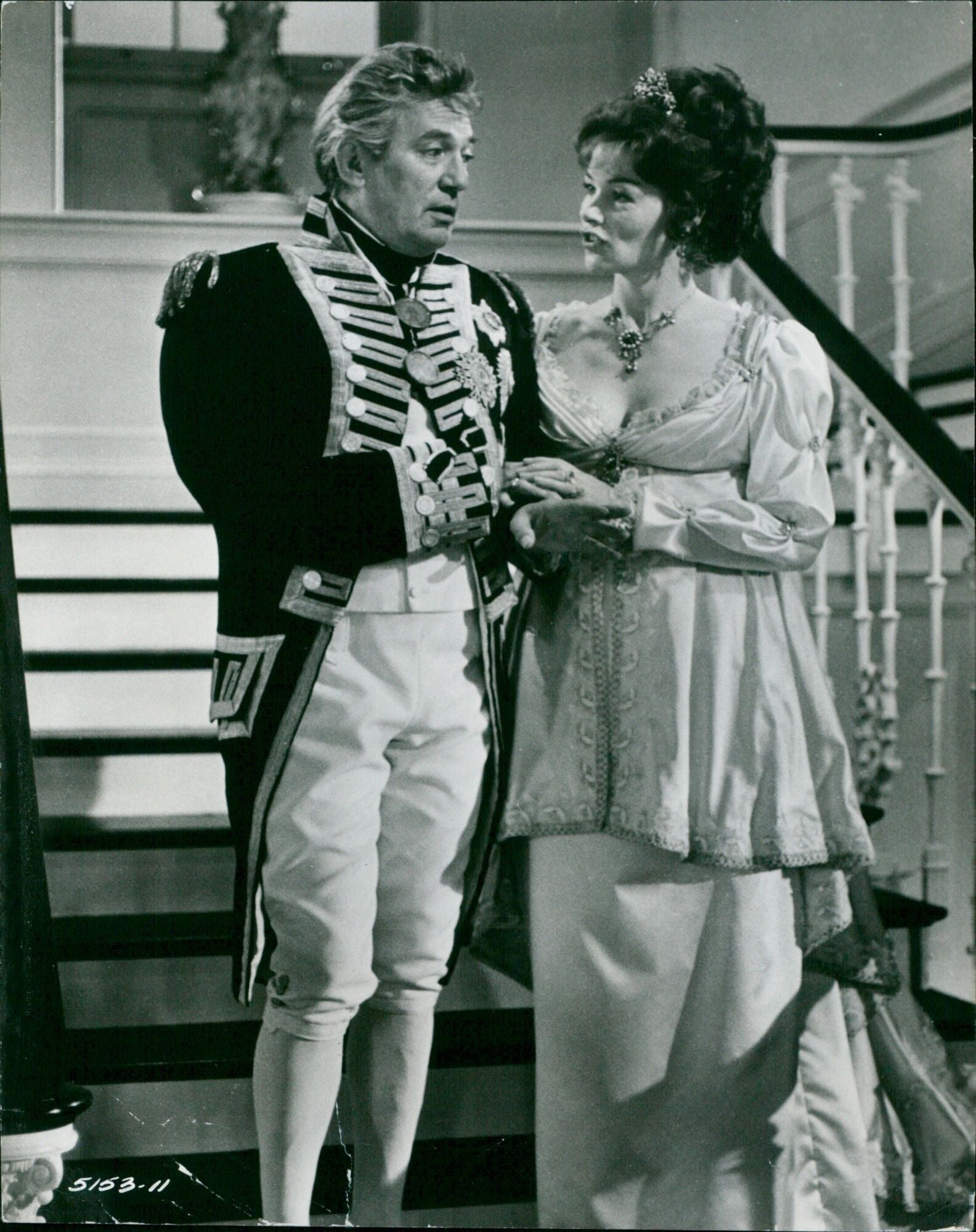 Glenda Jackson and Peter Finch in a scene from the film Bequest to the