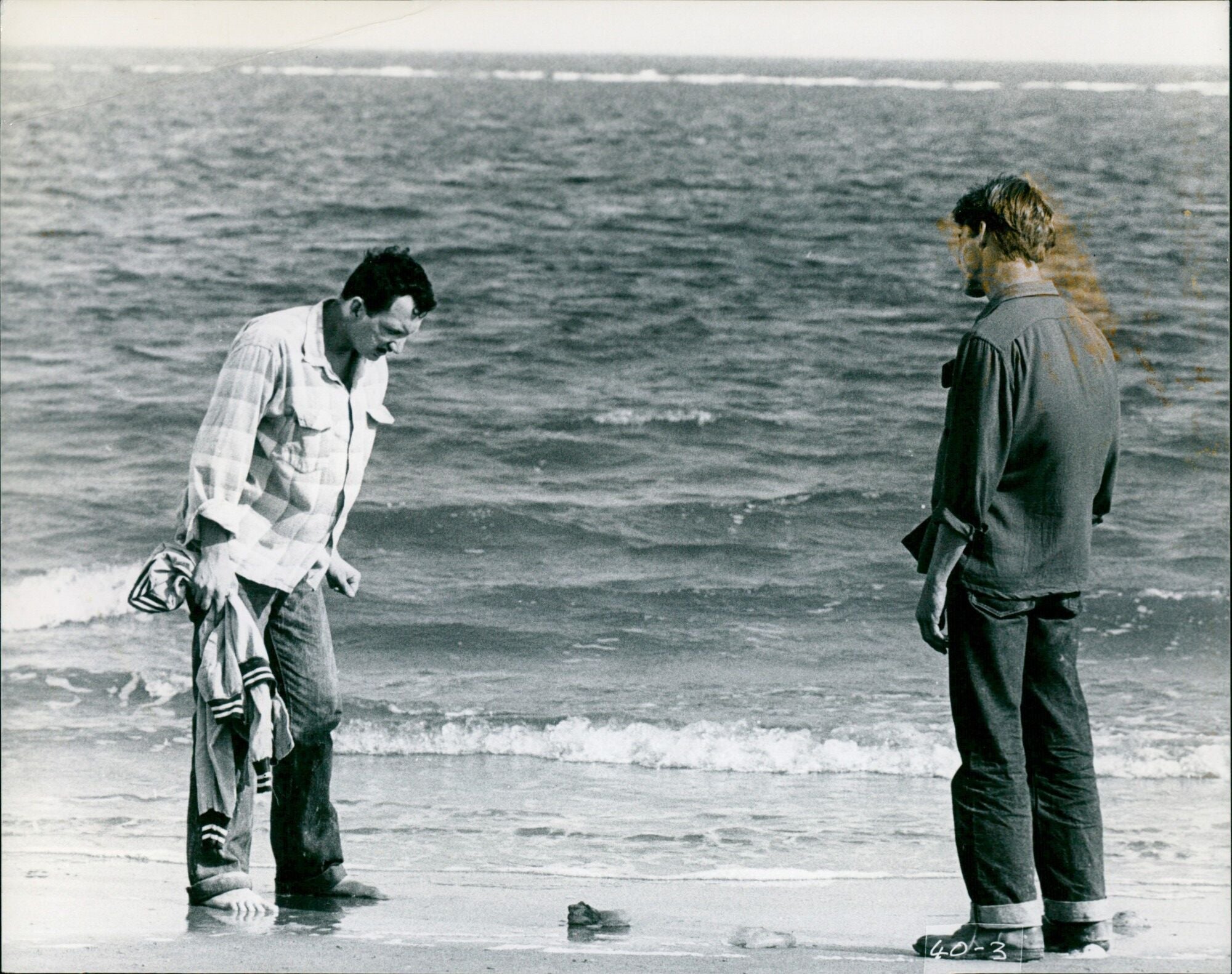 Actors Jan-Michael Vincent, Joan Goodfellow, Pamela Sue Martin, and Cl