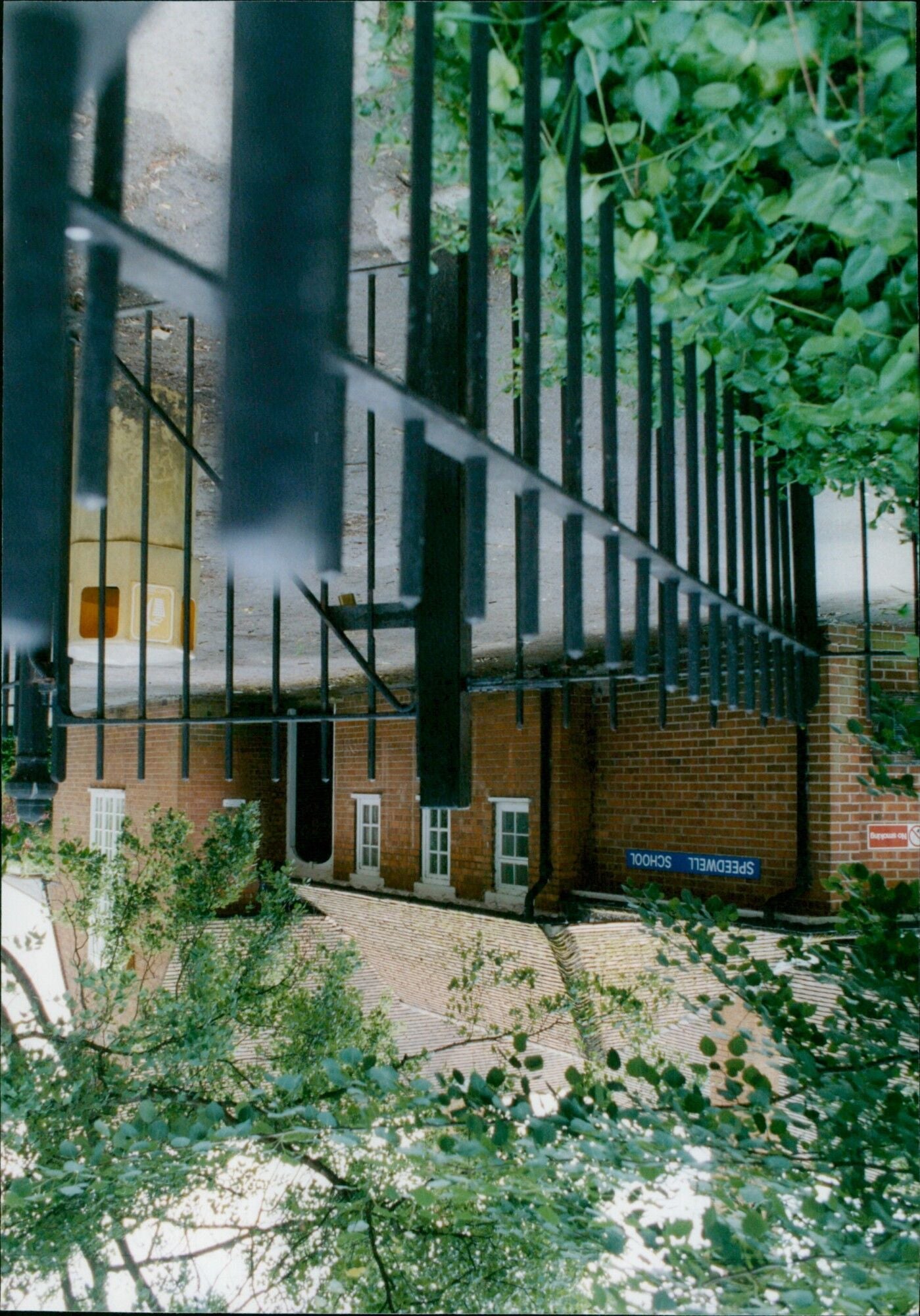 Speedwell School in Plane sale. - Vintage Photograph