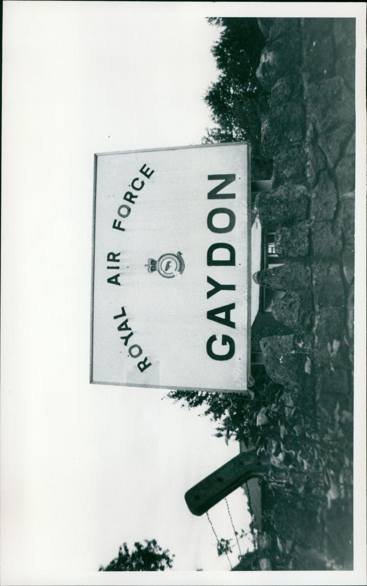 A Royal Air Force Gaydon aircraft takes off from RAF Deoden, England.