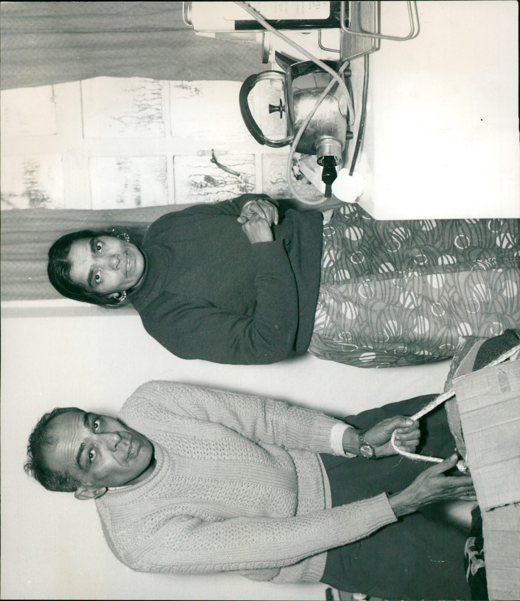 Mr and Mrs Motla setting up their new kitchen in Thame, England. - Vin