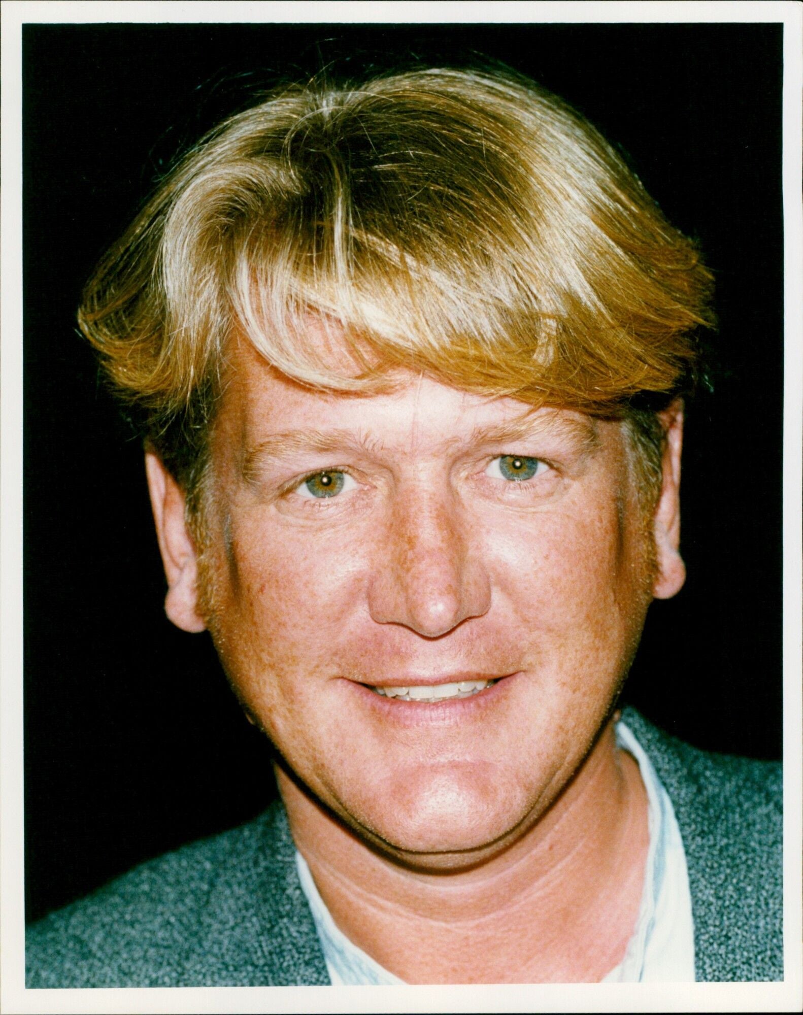 Mike Smith, a TV presenter, poses for a photo. - Vintage Photograph