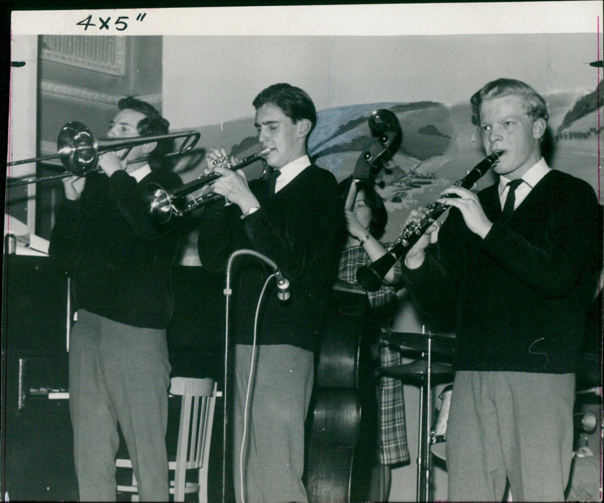 Frank-Line, a member of the Aristocats, performs during a show. - Vint