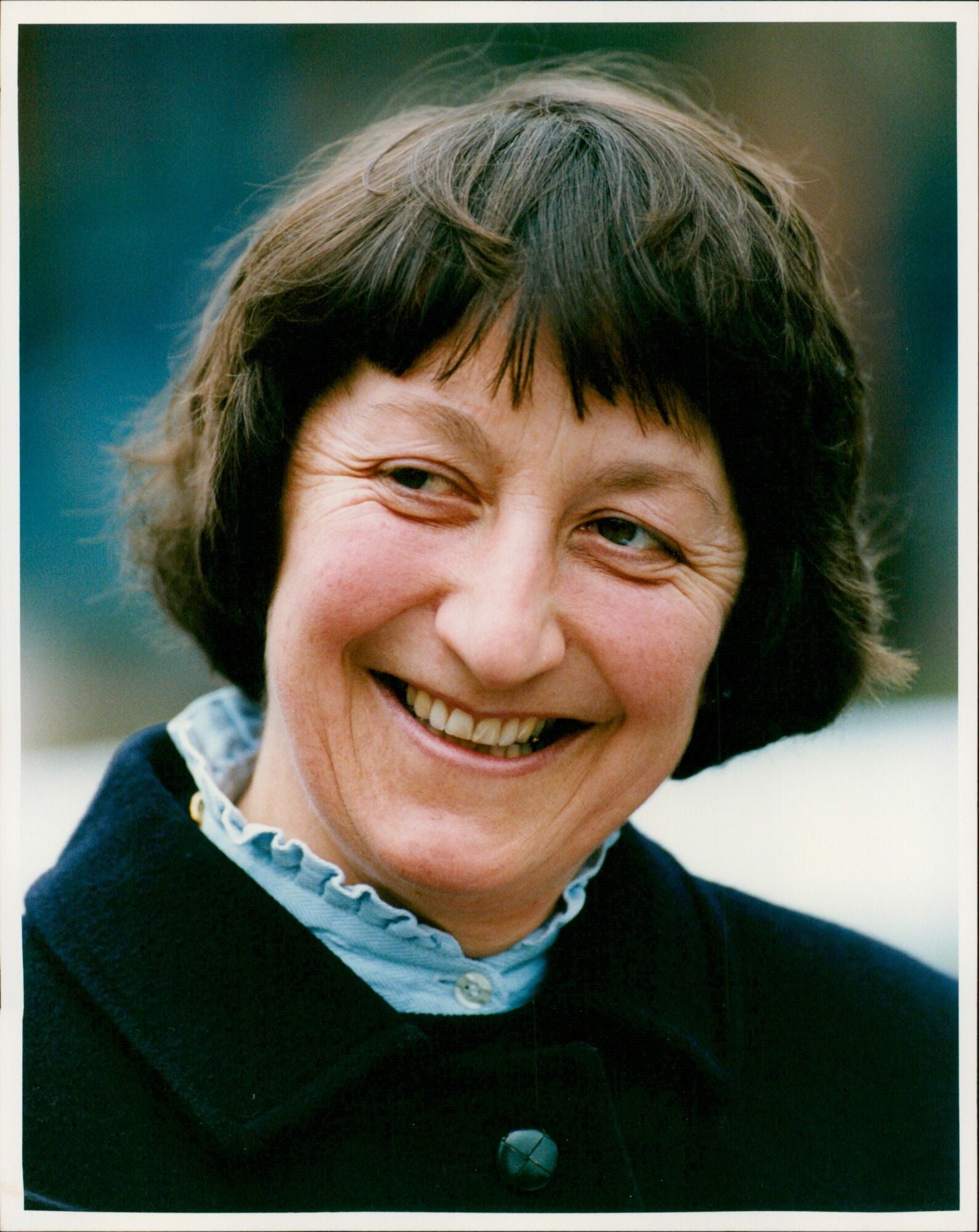Racehorse trainer Henrietta Knight poses for a photograph. - Vintage P