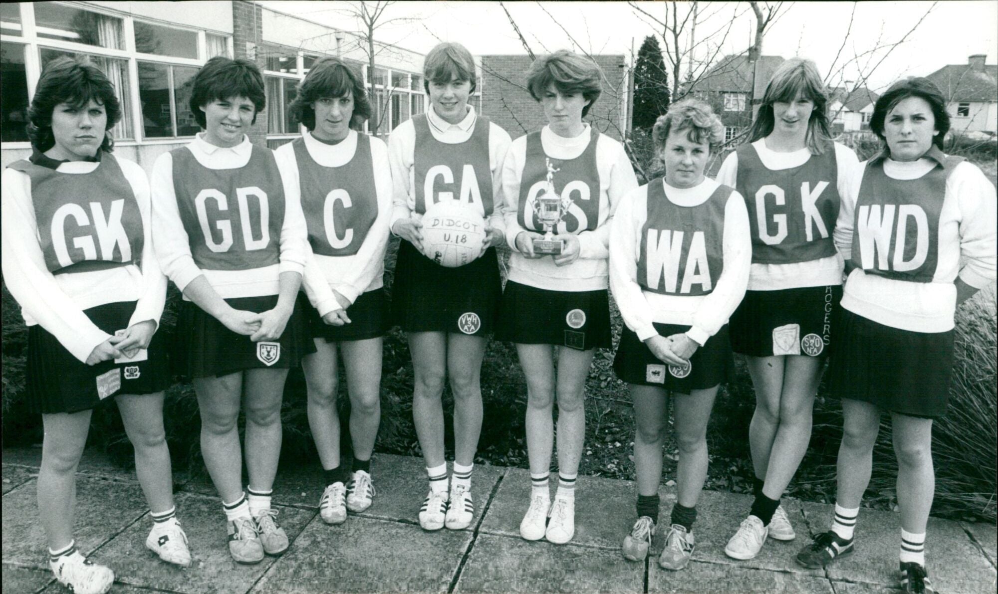 Didcot Girls School team celebrates their netball tournament successes