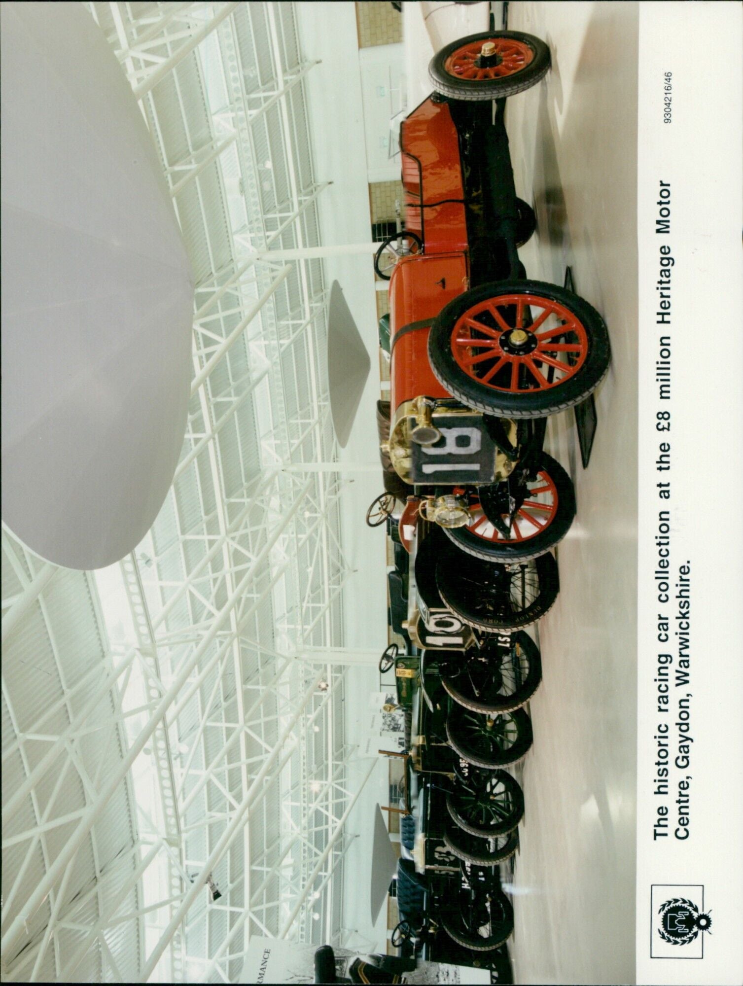 A historic racing car collection at the Heritage Motor Centre in Warwi
