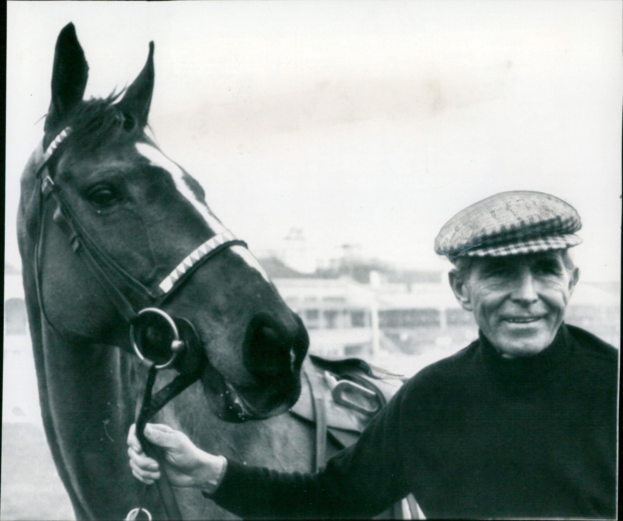 Tim Durant, 68, during morning gallops ahead of his third National rid
