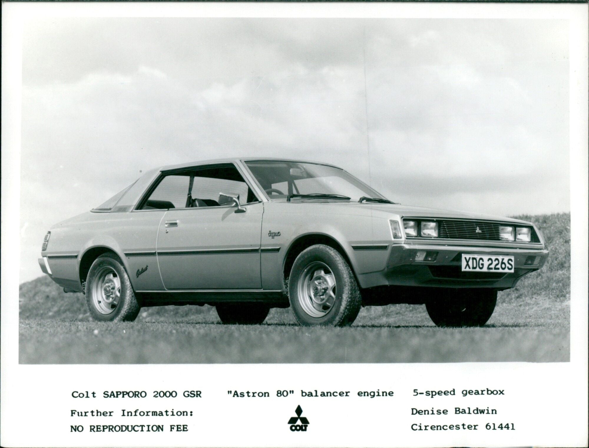 Motoring Car - Colt - Vintage Photograph