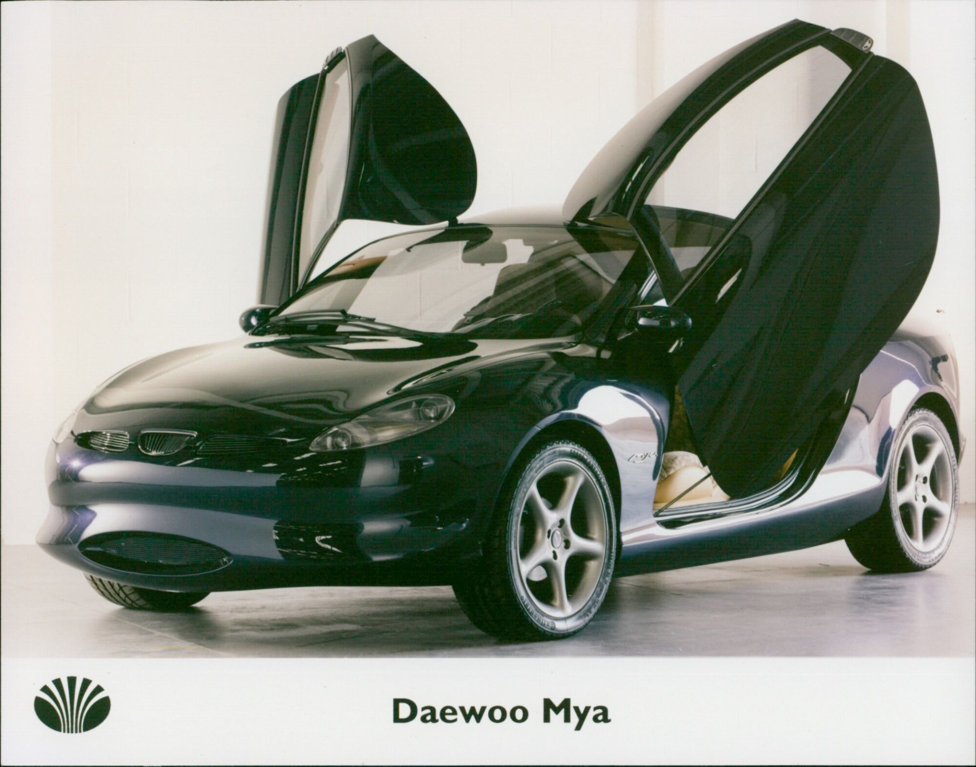 The Daewoo Mya, a new electric vehicle, is unveiled in Seoul, South Ko