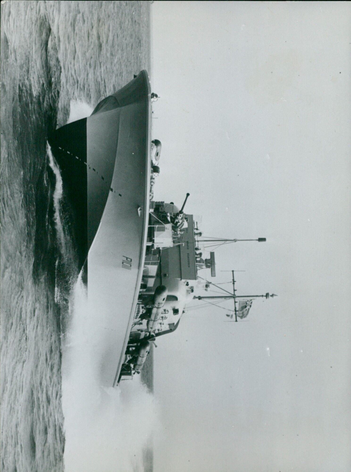 The Royal Navy's Brave Borderer, the world's fastest warship, complete