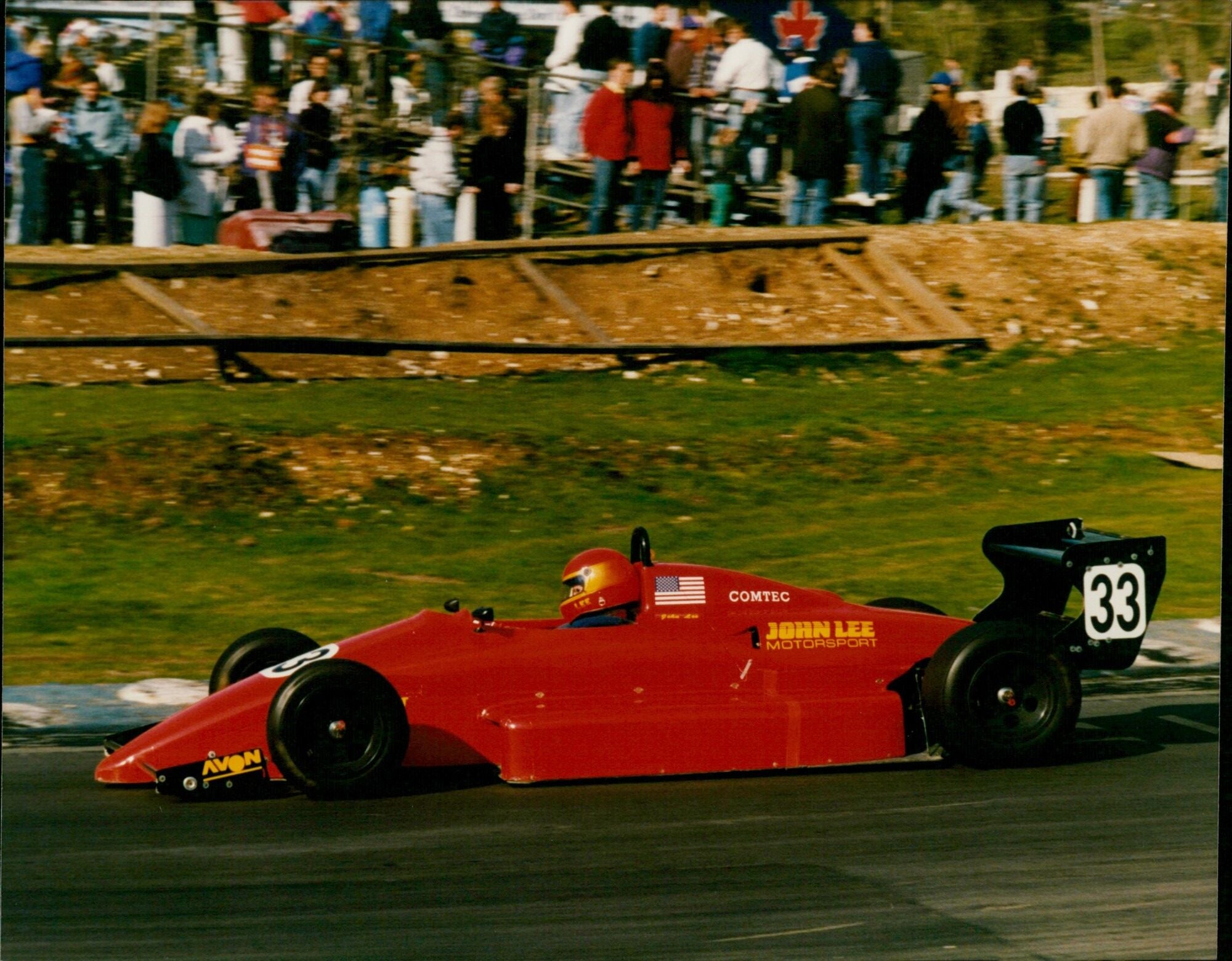 Avon Lee competing in the Fate du Comtec race. - Vintage Photograph