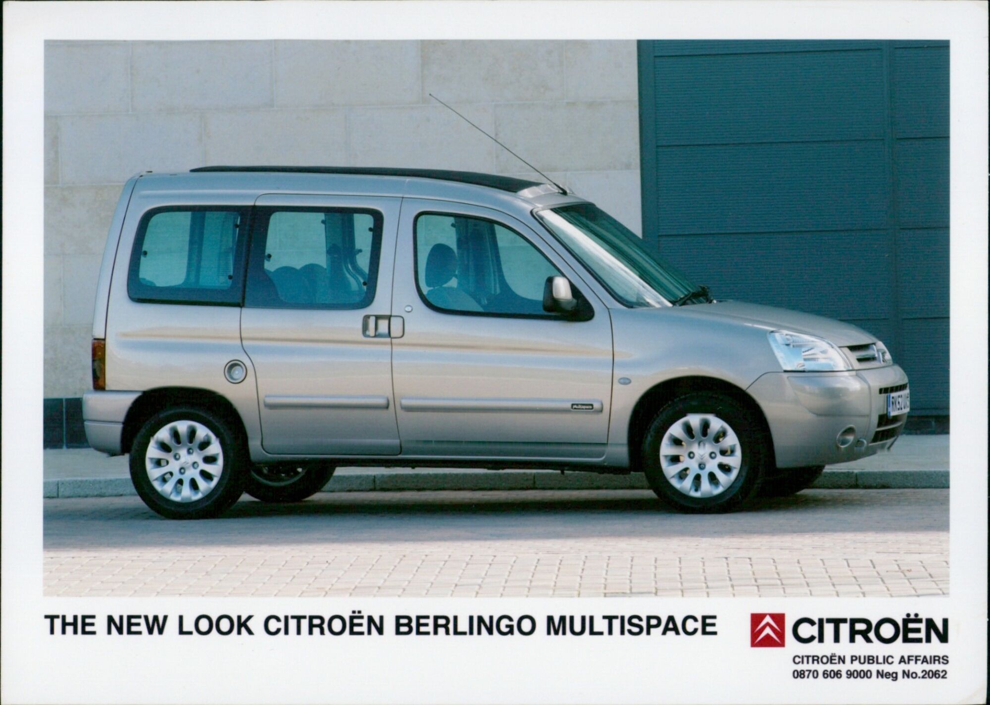 The new Citroën Berlingo Multispace is seen in all its glory. - Vintag